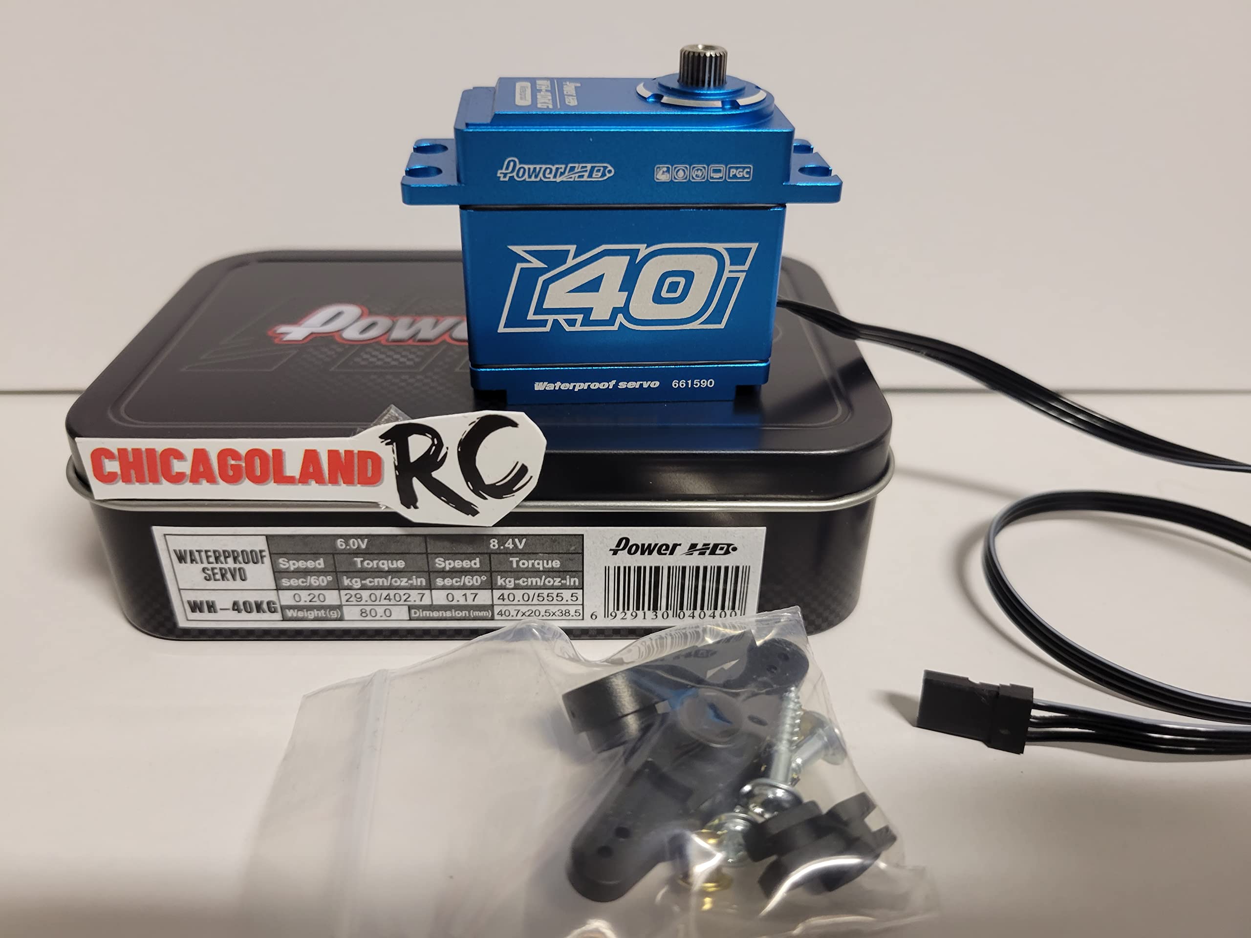 Amazon.com: Power HD WH-40KG 40KG SERVO Waterproof 555.5 oz .17 ...