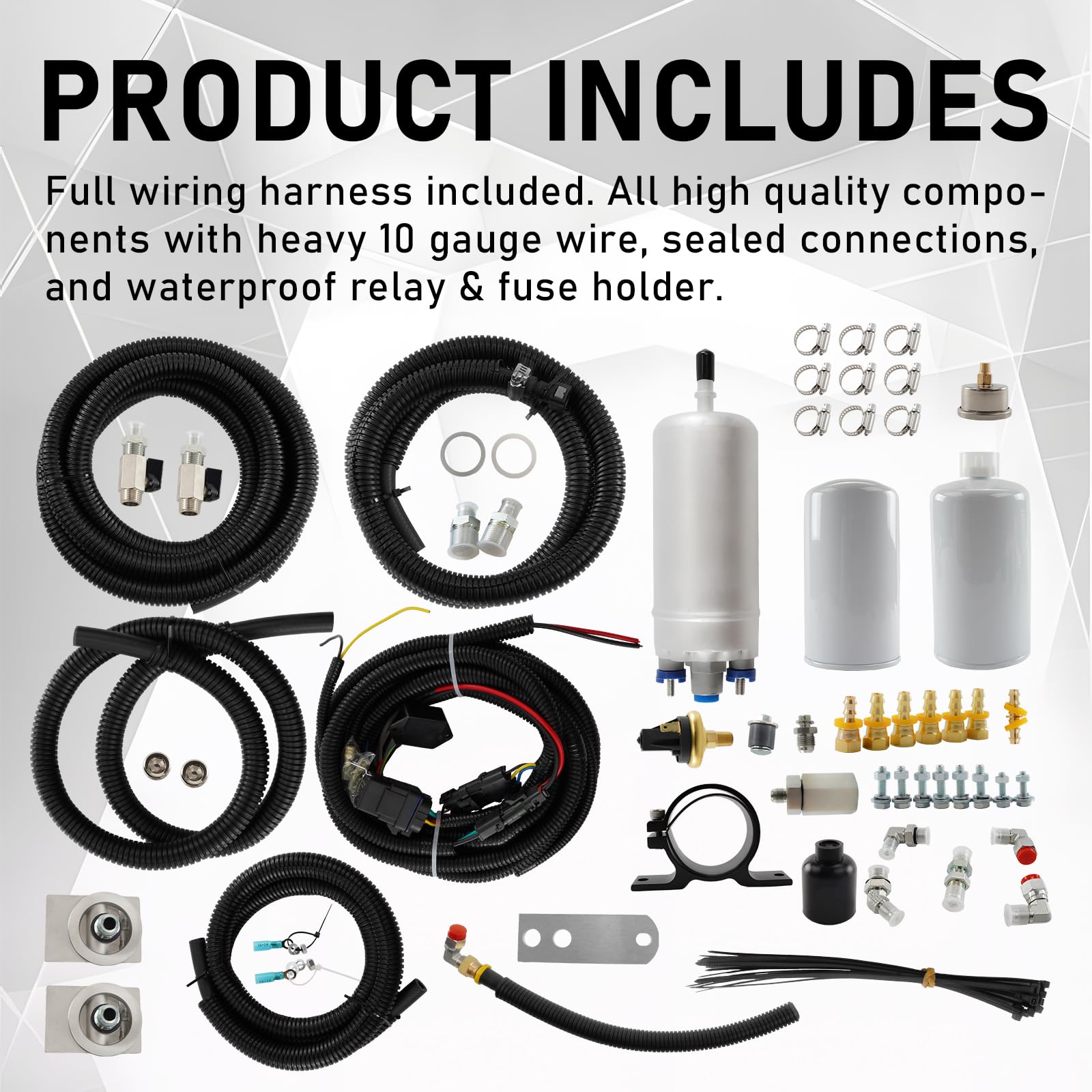 Snapklik.com : Gagsu Complete Electric Fuel Pump Conversion Kit Compatible