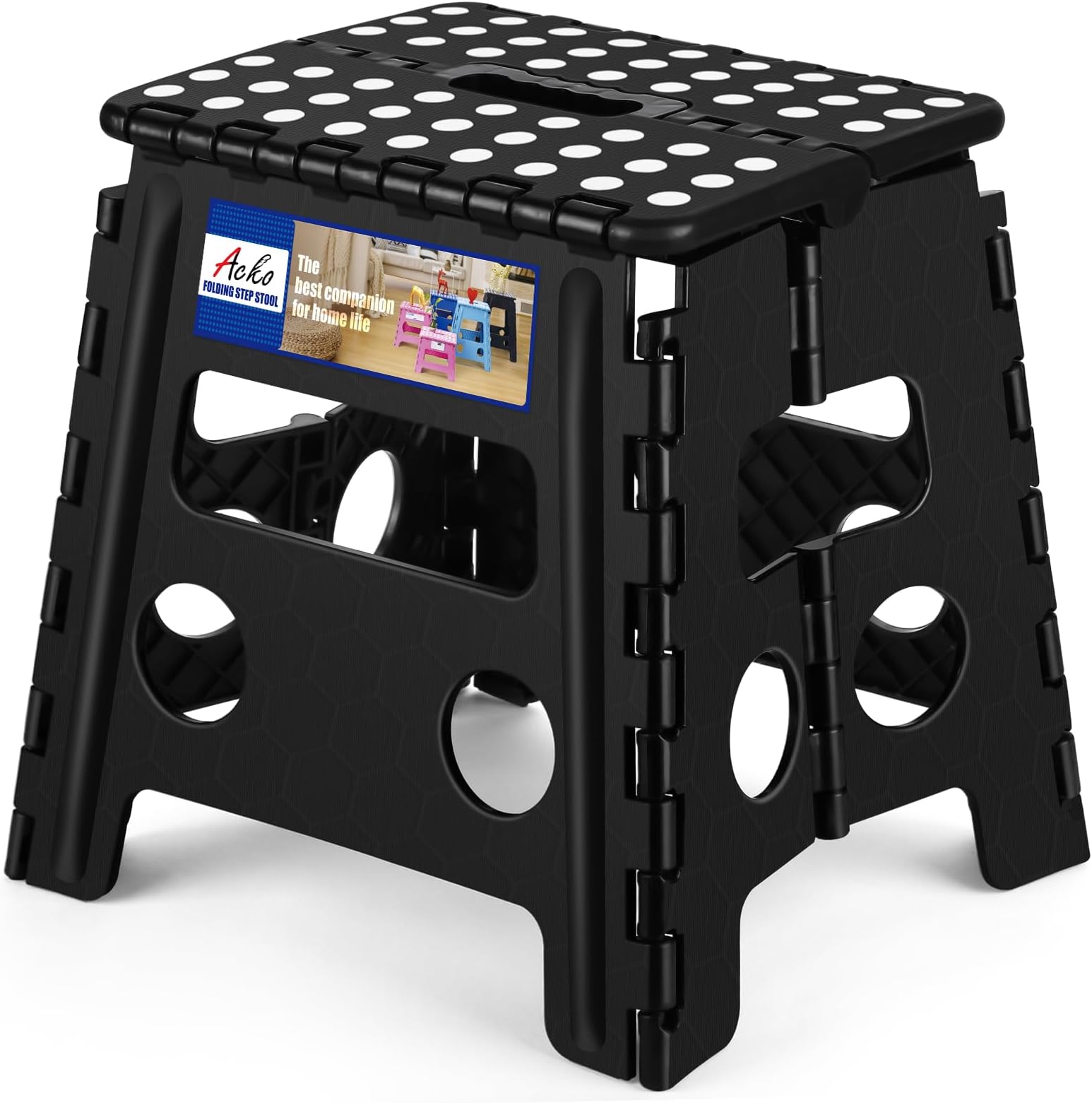 Amazon.com: Step Stool for Adults,2 Step Ladder Folding 330lbs Anti ...