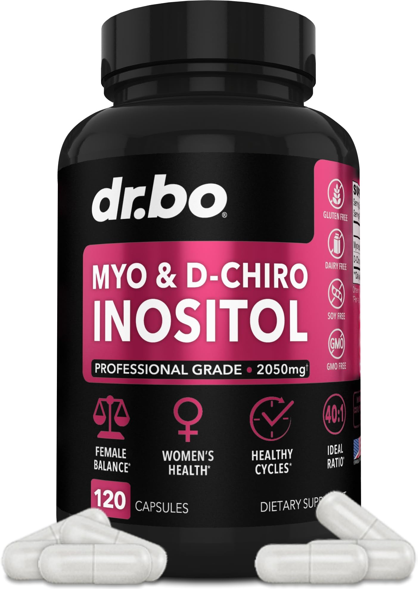 Amazon.com: Premium Inositol Supplement - Myo-Inositol and D-Chiro ...