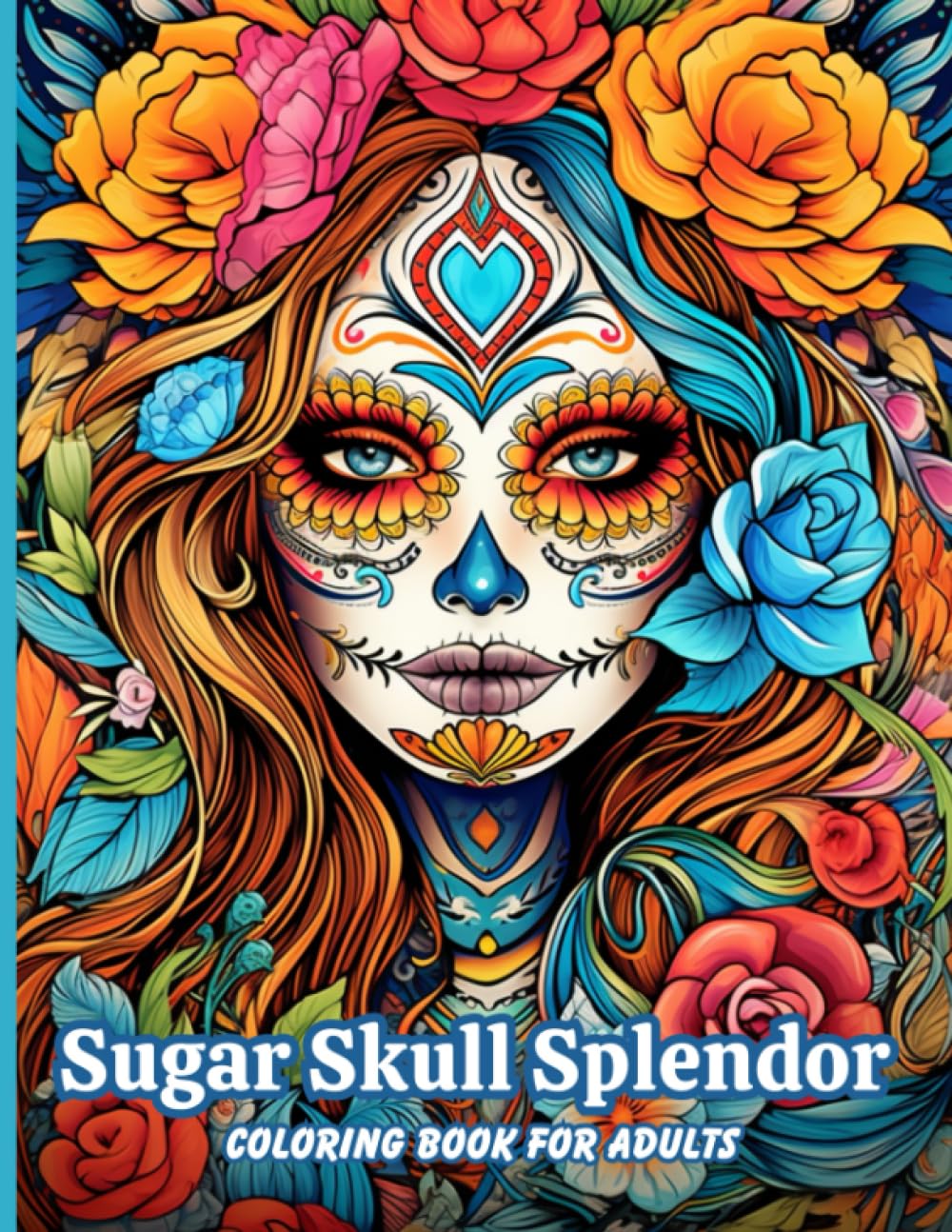 Amazon.com: Sugar Skull Splendor Coloring Book For Adults ...