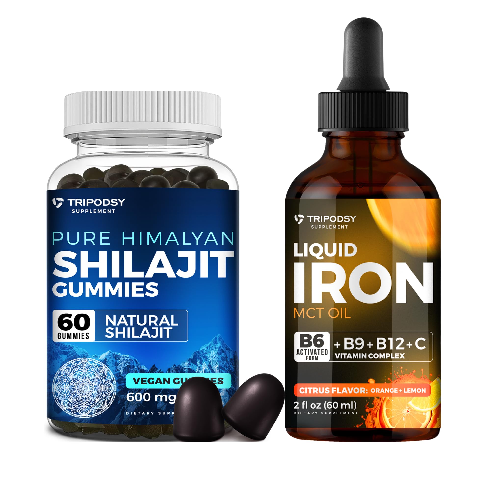 Amazon.com: Ultimate Health Bundle: Liquid Iron Supplement & Pure ...