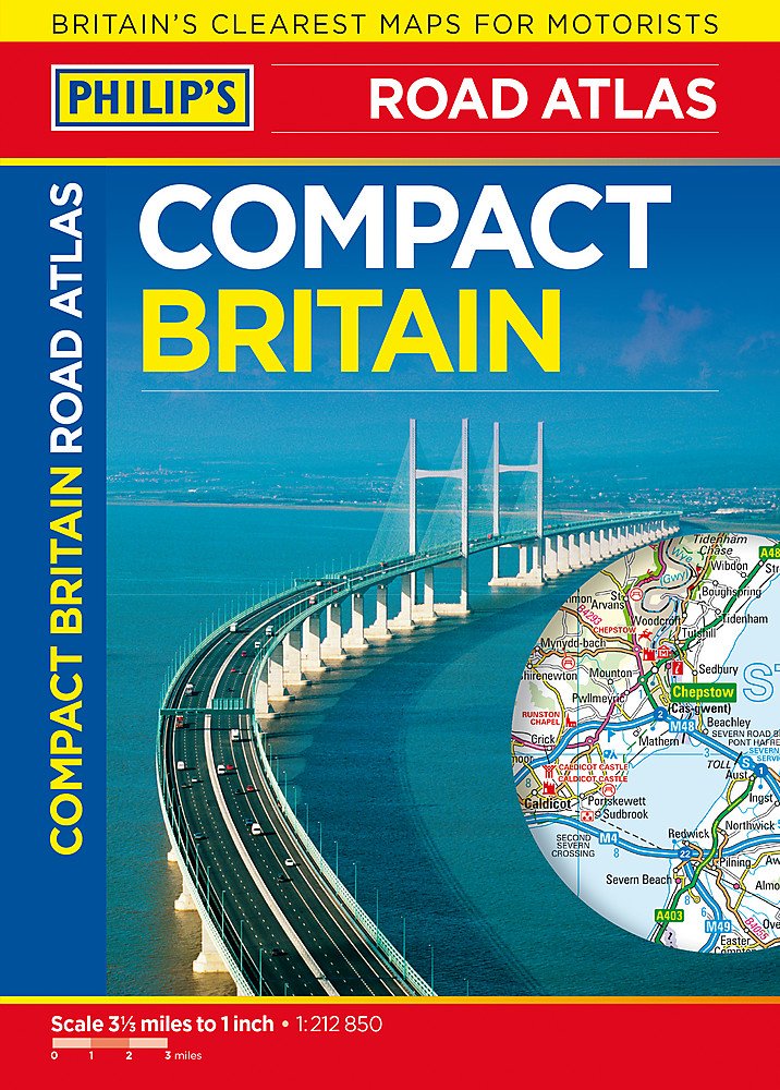 Philip's Compact Britain Road Atlas: Flexi A5 : Buy Online at Best ...