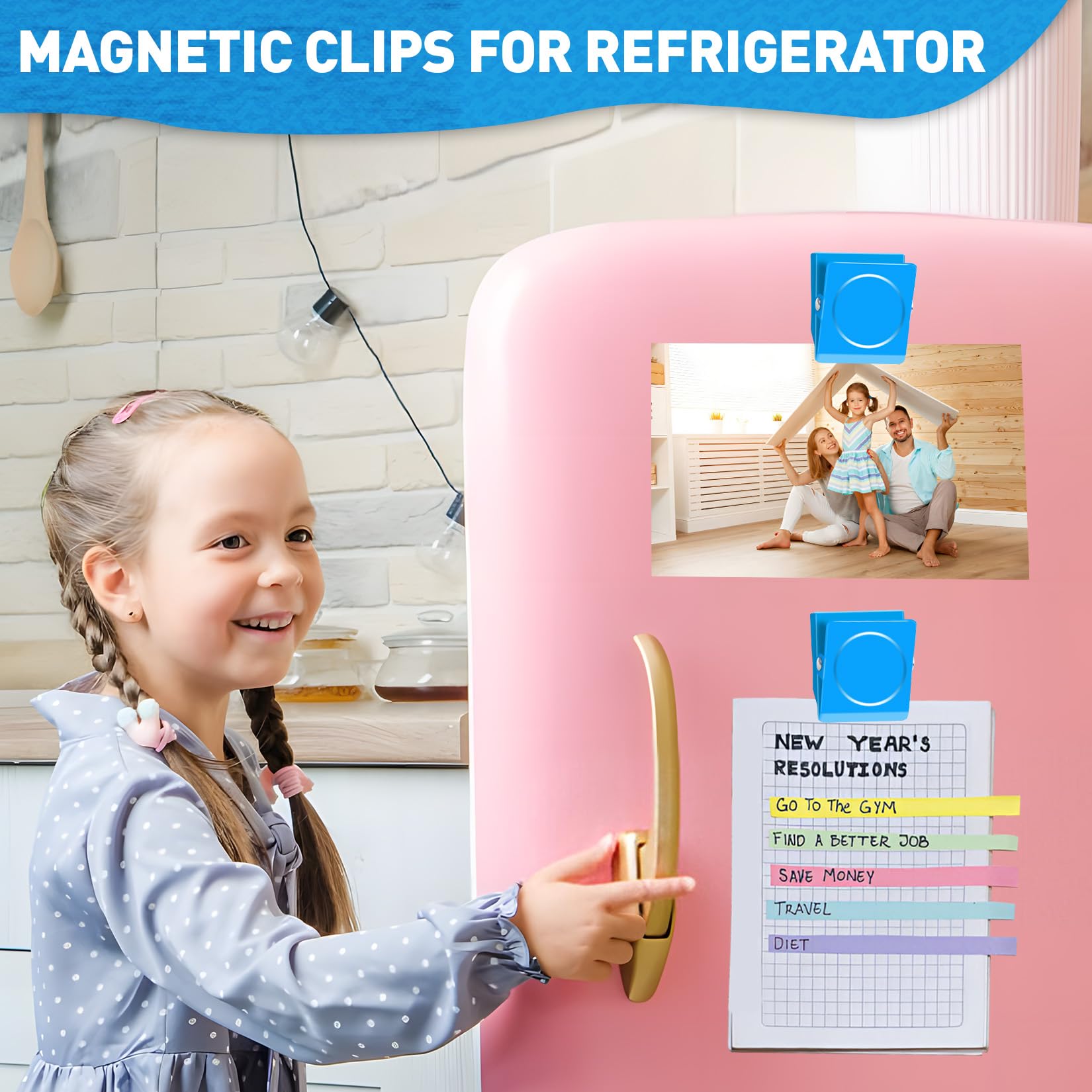 Snapklik.com : Grtard Strong Magnetic Clips, 2.2 Inch Extra Large ...