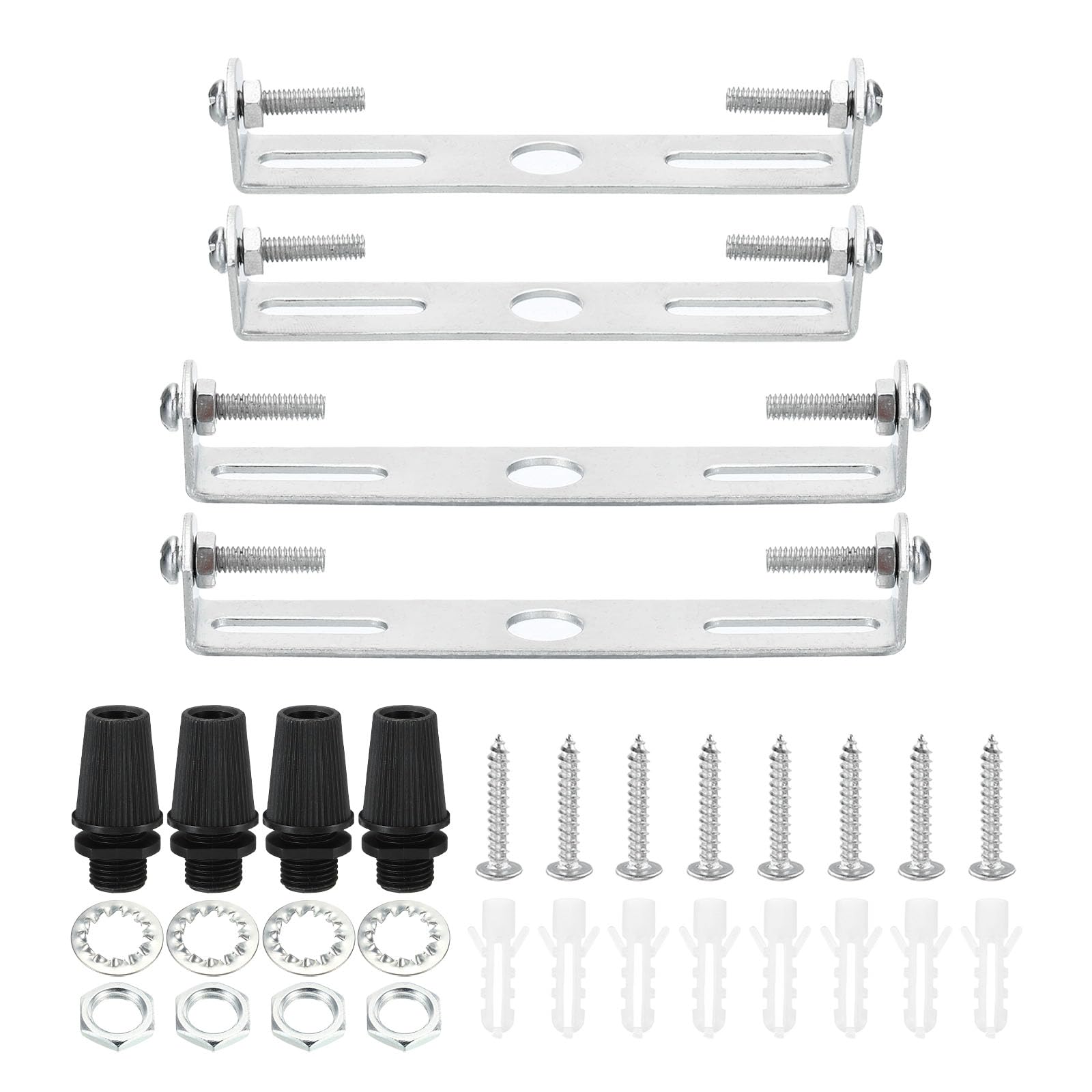 PATIKIL 90mm 100mm Ceiling Light Plate Kit, 4 Set Light Fixture ...
