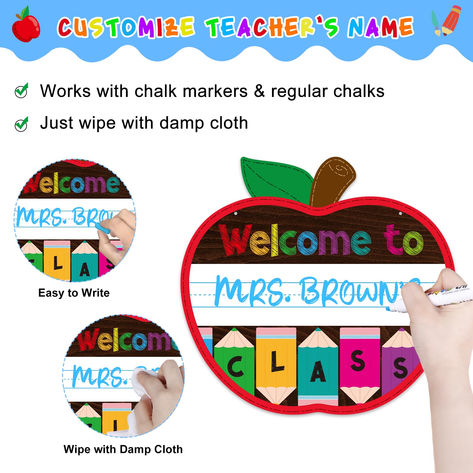 Snapklik.com : Welcome Sign For Classroom Door Decorations 113"x12 ...