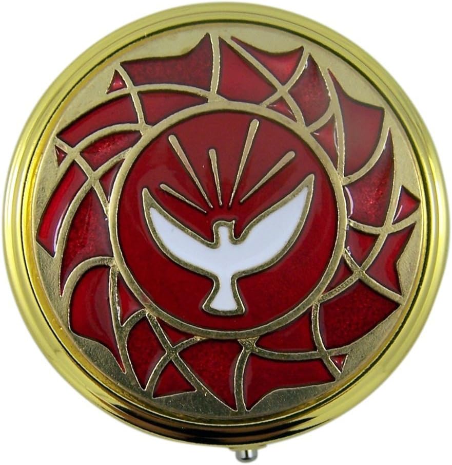Amazon.com: Religious Gifts Gold Tone Holy Dove Confirmation PYX with ...