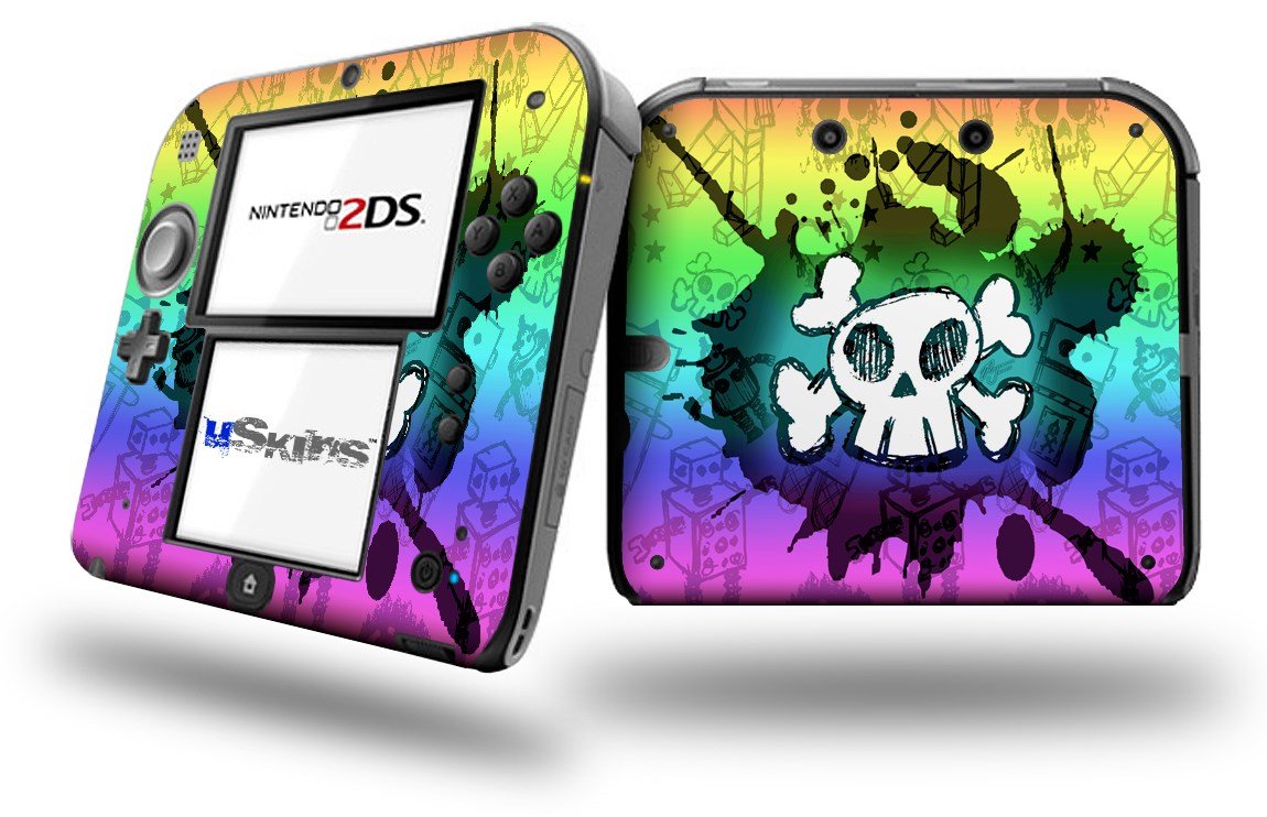 Amazon.com: Cartoon Skull Rainbow - WraptorSkinz Decal Style Vinyl Skin ...