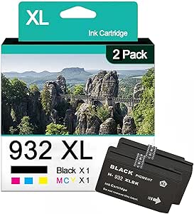 Amazon.com: 932 933 XL Ink Cartridges Compatible for HP Officejet 7610 ...