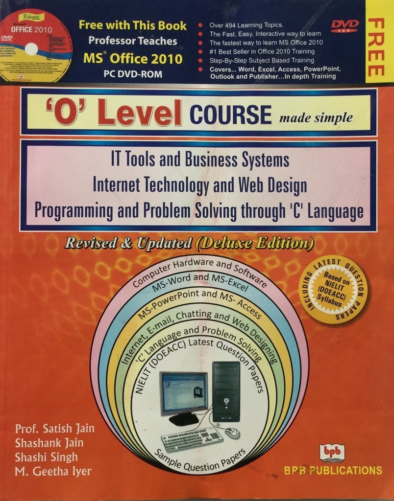 Amazon.in: Buy O Level Computer Course With Dvd-Rom Book Online at Low ...