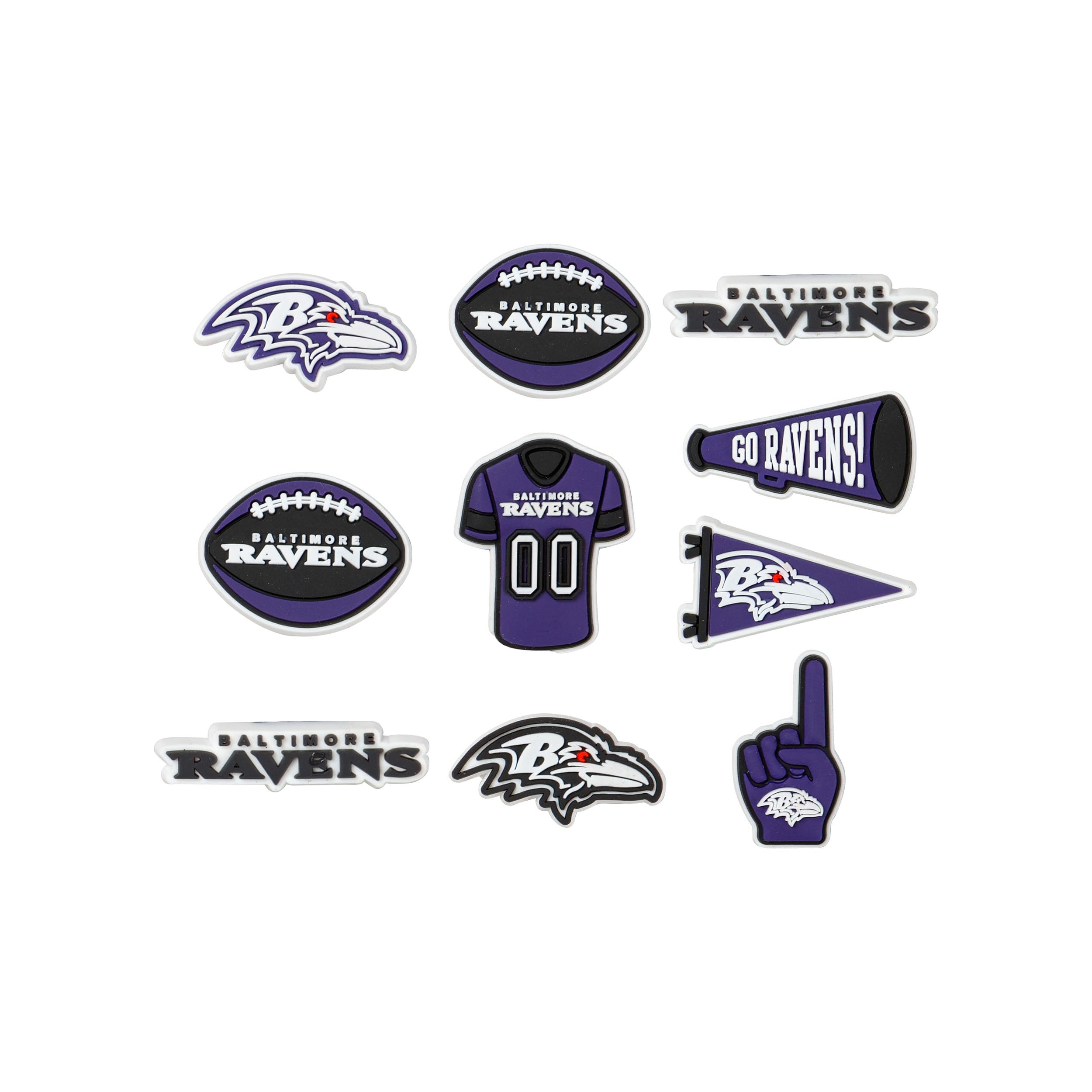 Snapklik.com : FOCO Baltimore Ravens NFL Team Clog Shoe Charms