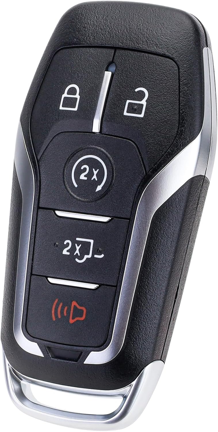 Amazon.com: Dayvis Key Fob Replacement for Ford, 5-Button Key Fob Cover ...