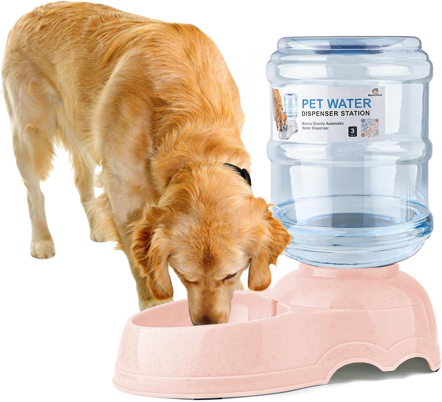 Pet Supplies : Dog Water Bowl Dispenser,3 Gallon/ 11L Pet Water ...