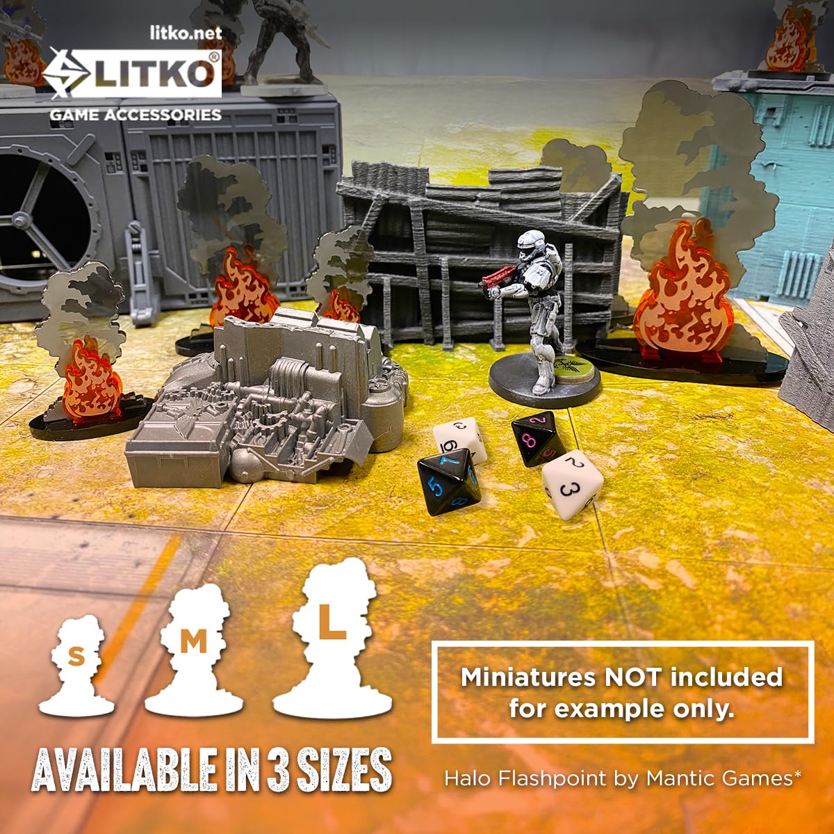 Snapklik.com : LITKO Smoldering Blaze Markers Fire & Smoke Effect ...