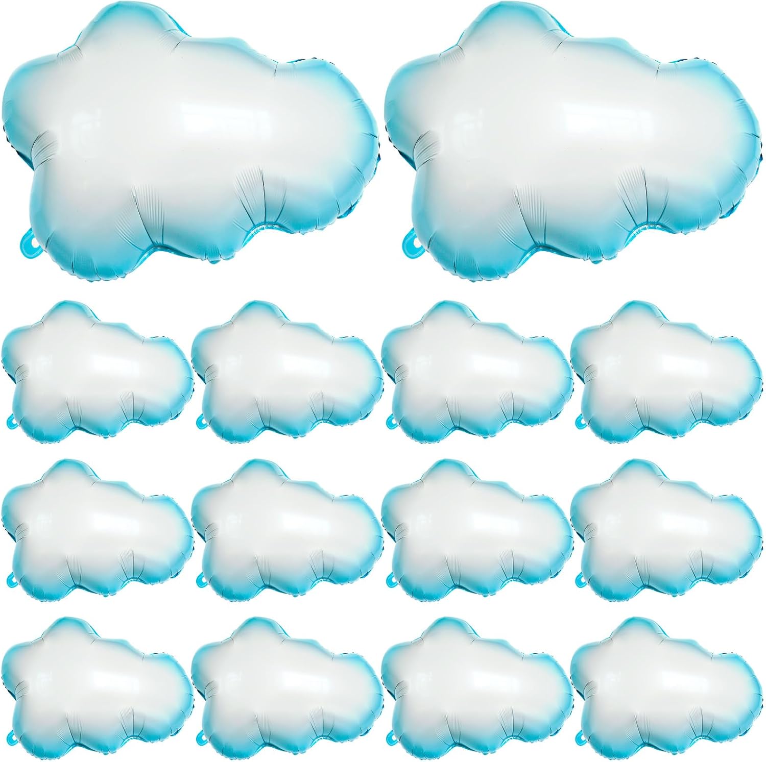 Amazon.com: 14 Pcs Cloud Balloons, Large White Clouds Foil Mylar Balloons, Happy Cloud Mylar ...