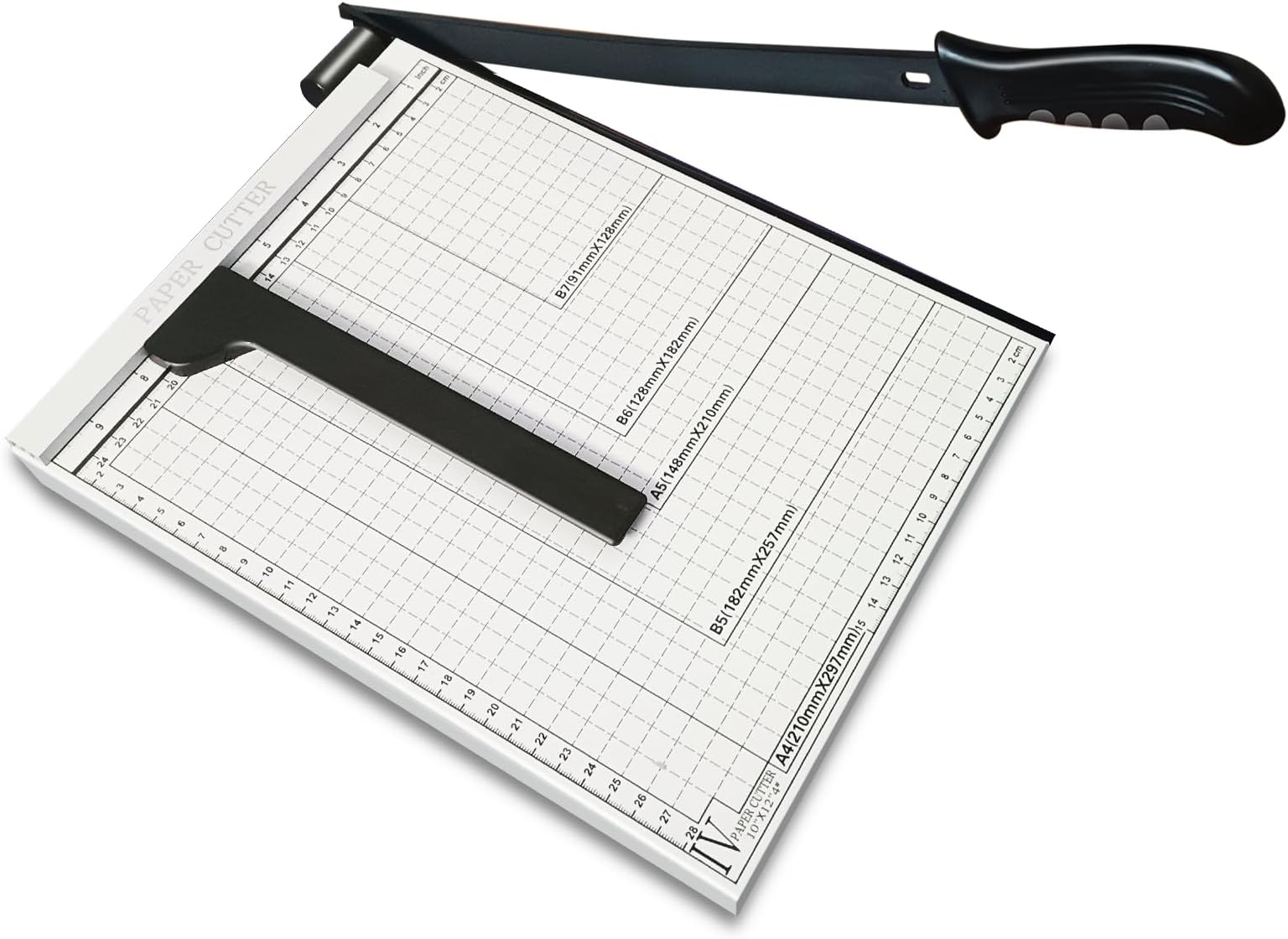Amazon.com : Guillotine Paper Cutter 12 inch,10 Sheets Capacity,Paper ...