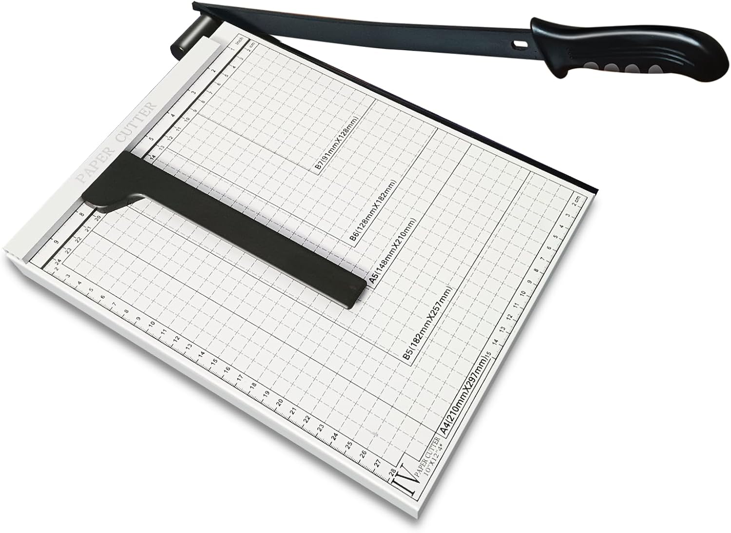 Amazon.com : Guillotine Paper Cutter 12 inch,10 Sheets Capacity,Paper ...