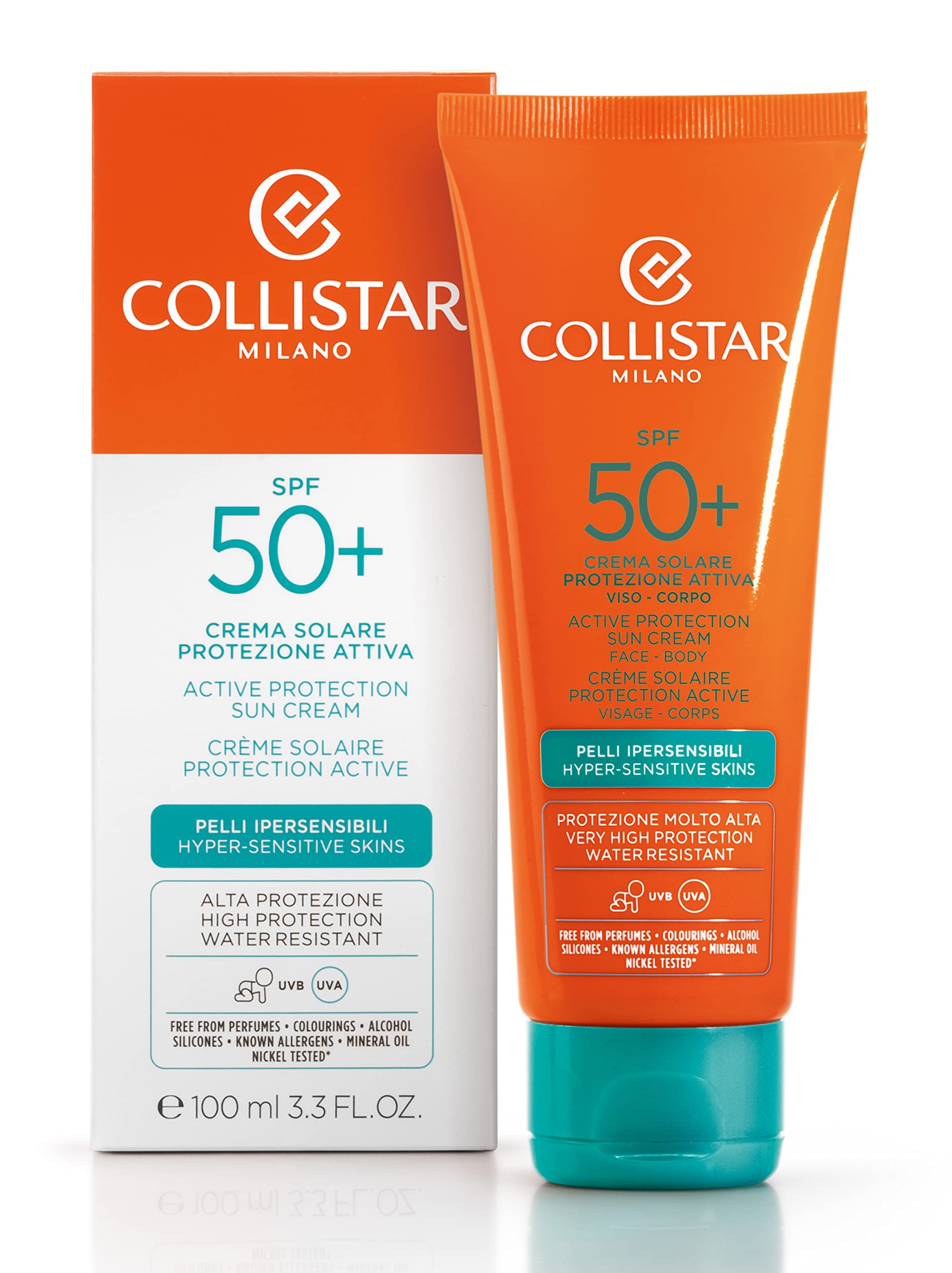 Collistar Sun Cream SPF 50 Sensitive 100ml : Amazon.co.uk: Beauty