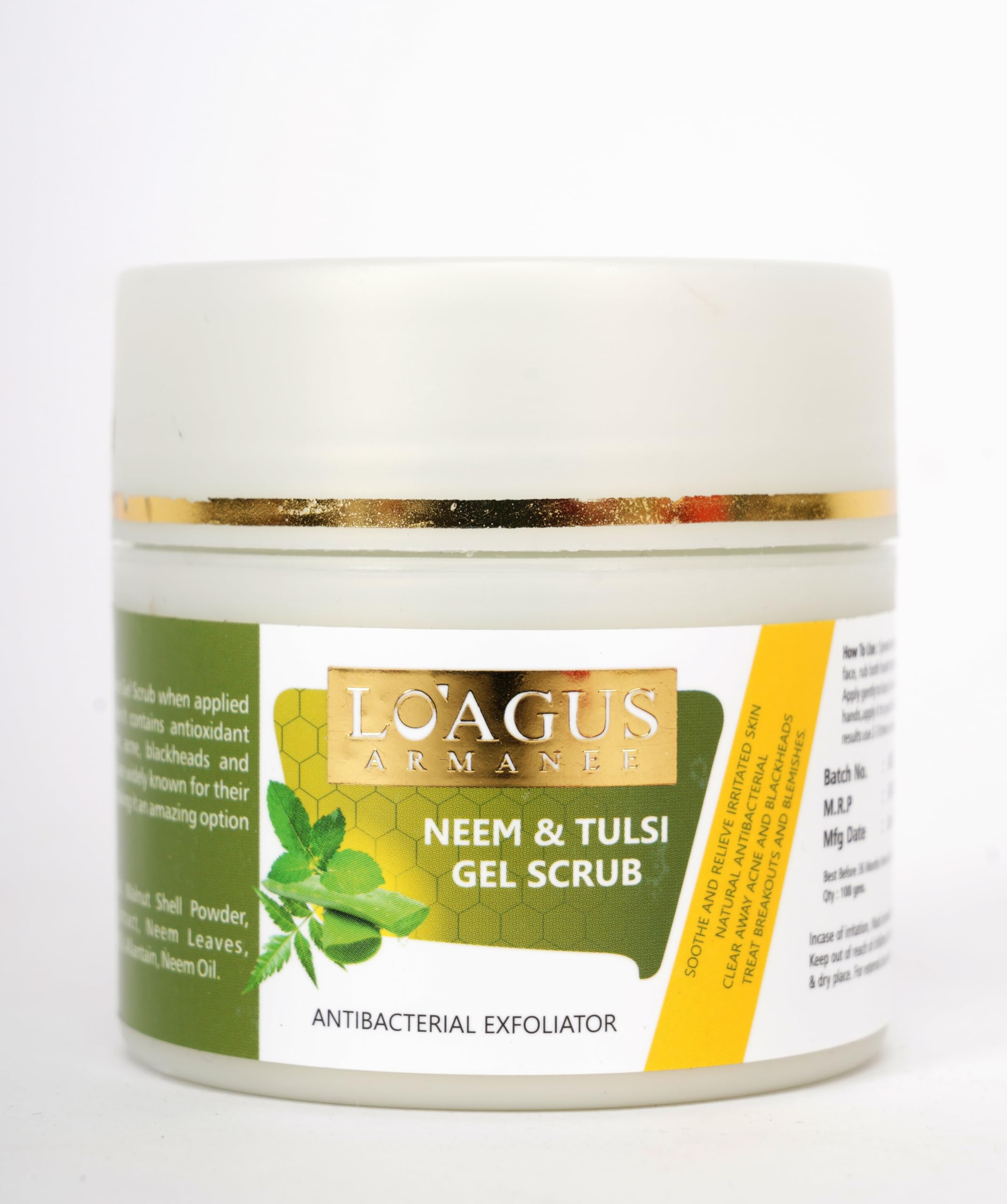 Buy Neem & Tulsi Face Scrub with Oil Control Formula & Dead Skin ...