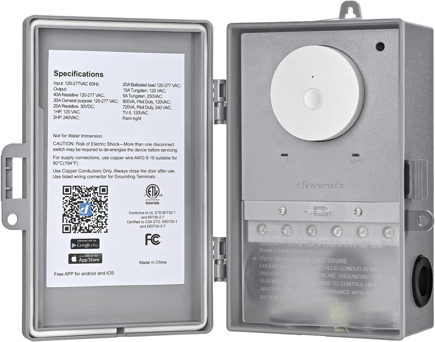 Amazon.com: Intermatic ETW2CP Connect 365-Day Programmable Smart Wi-Fi ...