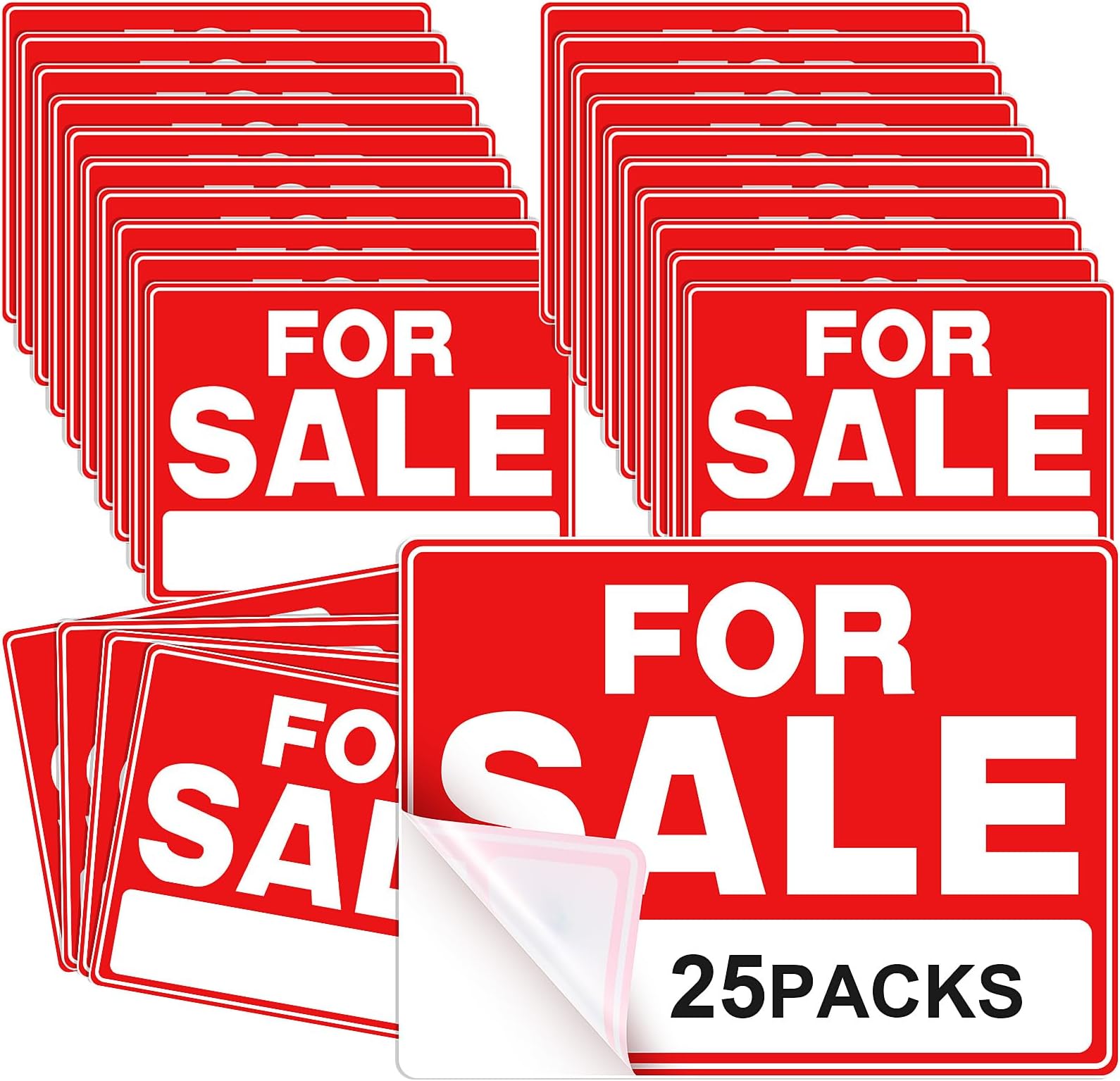 Amazon.com: Seajan 25 Pcs For Sale Signs for Vehicle 9 x 12 Inches Sale ...