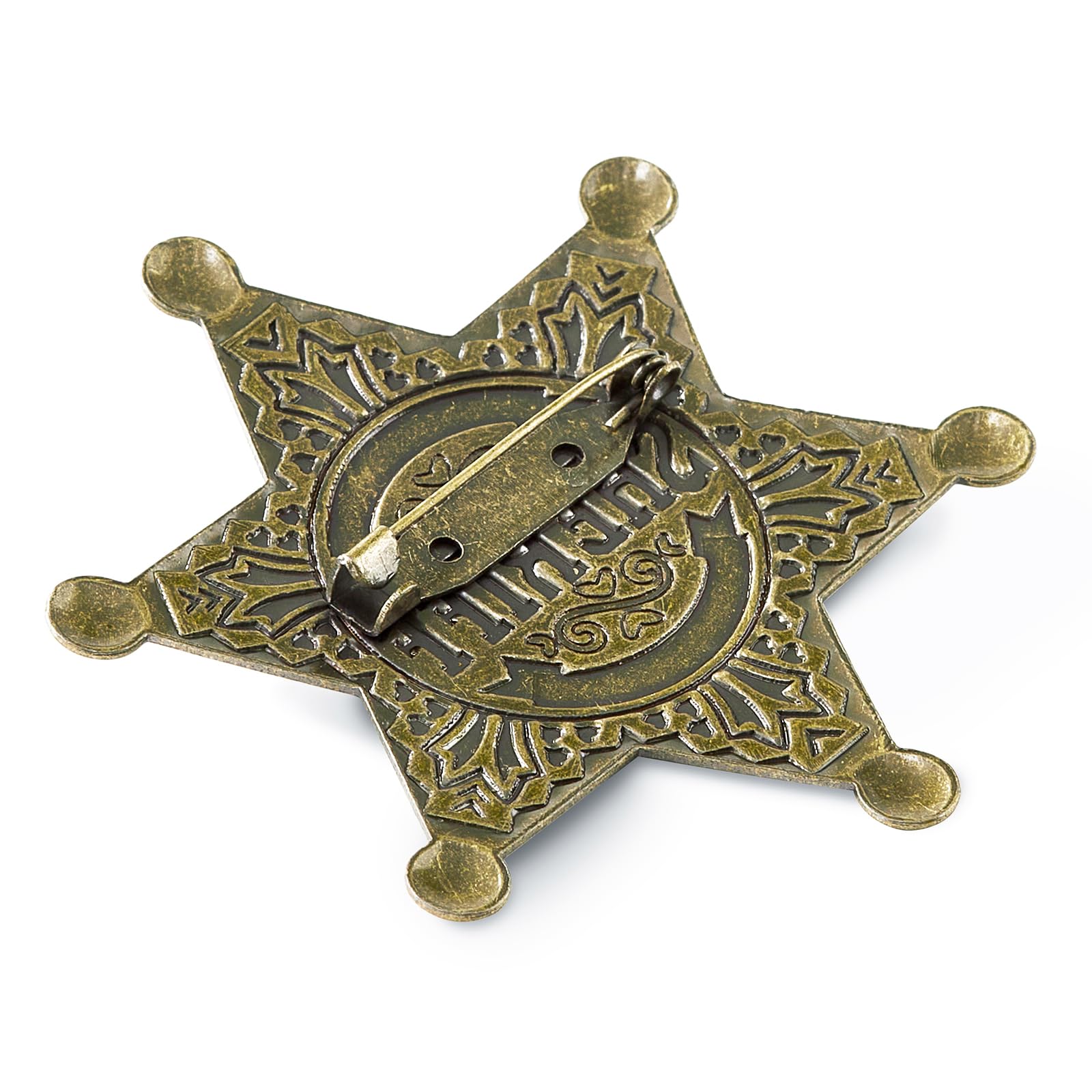 Snapklik.com : Sheriff Badge, Made Of Metal, Police Pin, Western Cop ...
