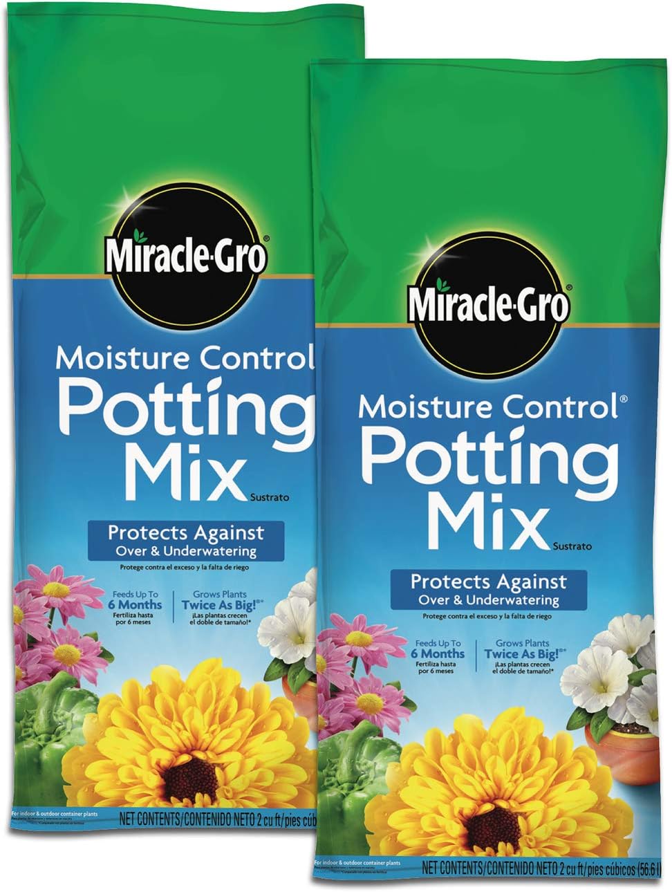 Amazon.com : Miracle-Gro Potting Mix, For Container Plants, Flowers ...