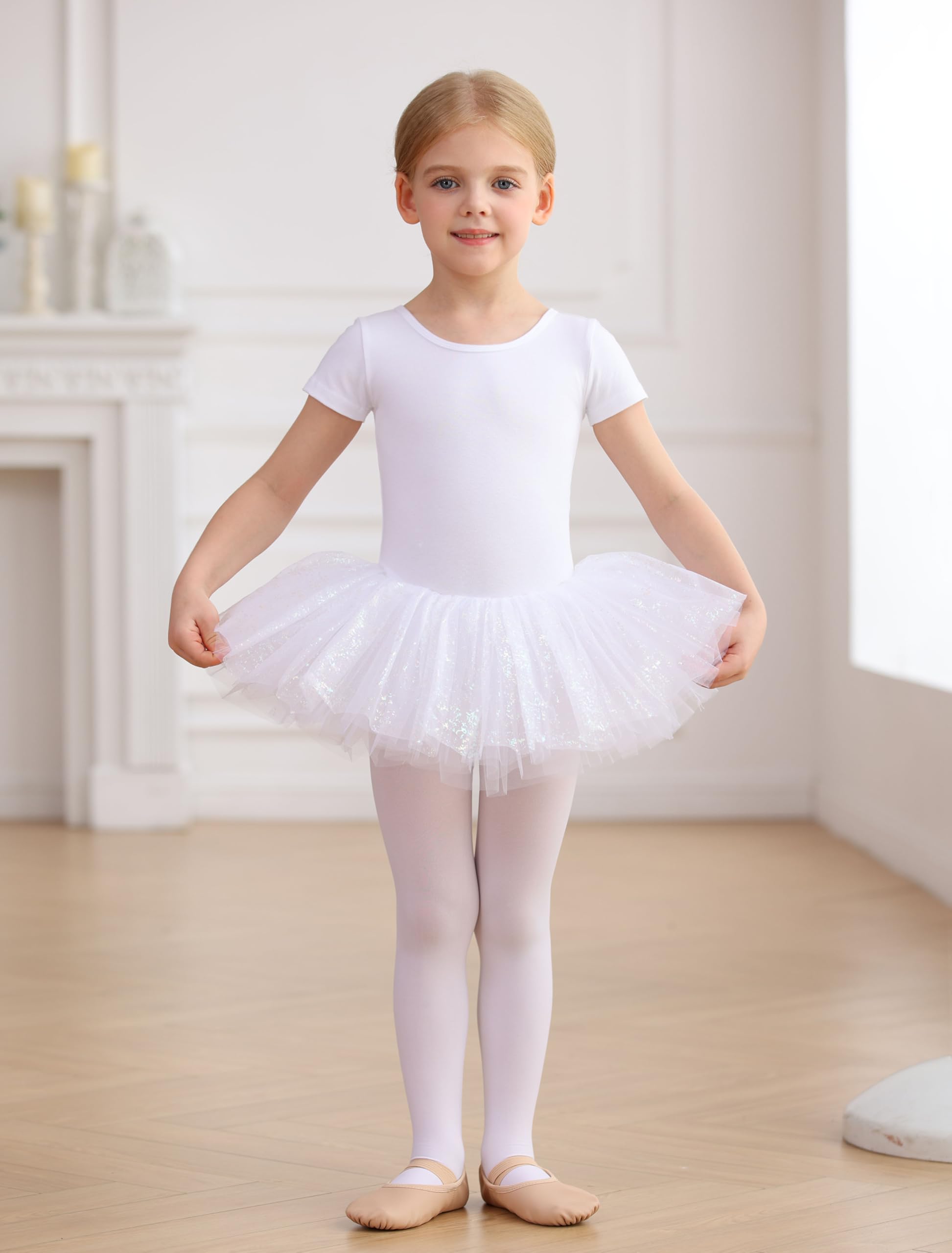 Snapklik.com : MdnMd Girls Toddler Ballet Tutu Leotard Ballerina Dress ...