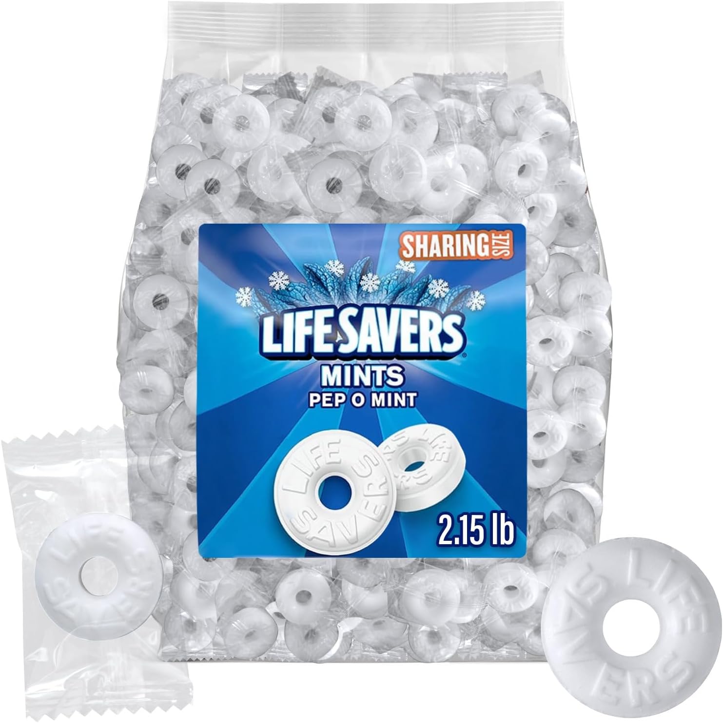 Amazon.com : Pep O Mint Hard Candy, 2lb + 2oz Bulk Pack of Mints ...