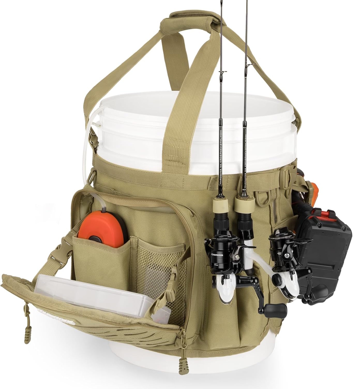 Amazon.com : KastKing Karryall Fishing Bucket Organizer for 5 Gallon ...