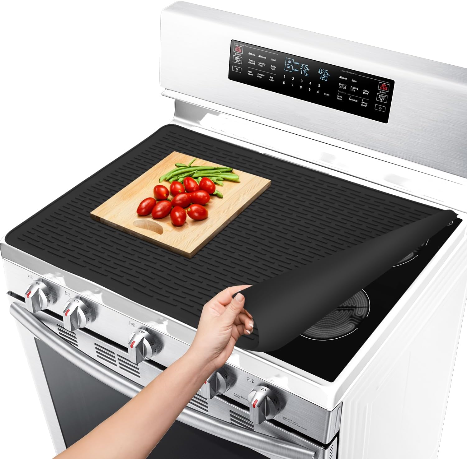 Amazon.com: Silicone Stove Top Covers for Electric Stove - 28 X 20 ...