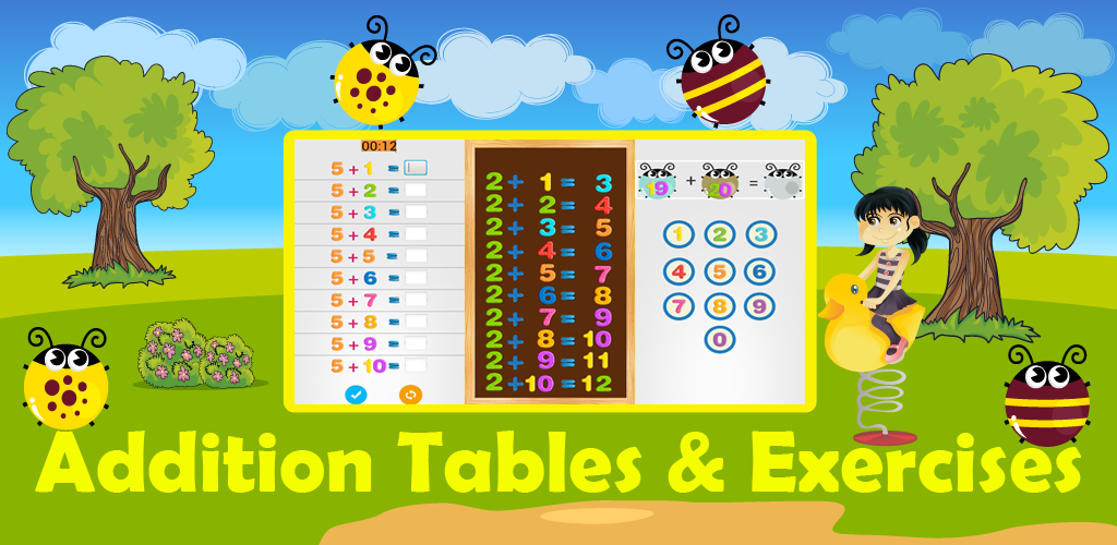 Addition Tables and Exercises - App on Amazon Appstore