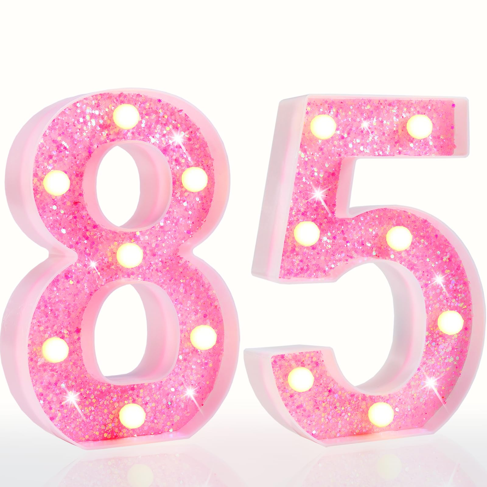 Snapklik.com : Marquee Numbers Lights, Light Up Numbers Battery Powered ...