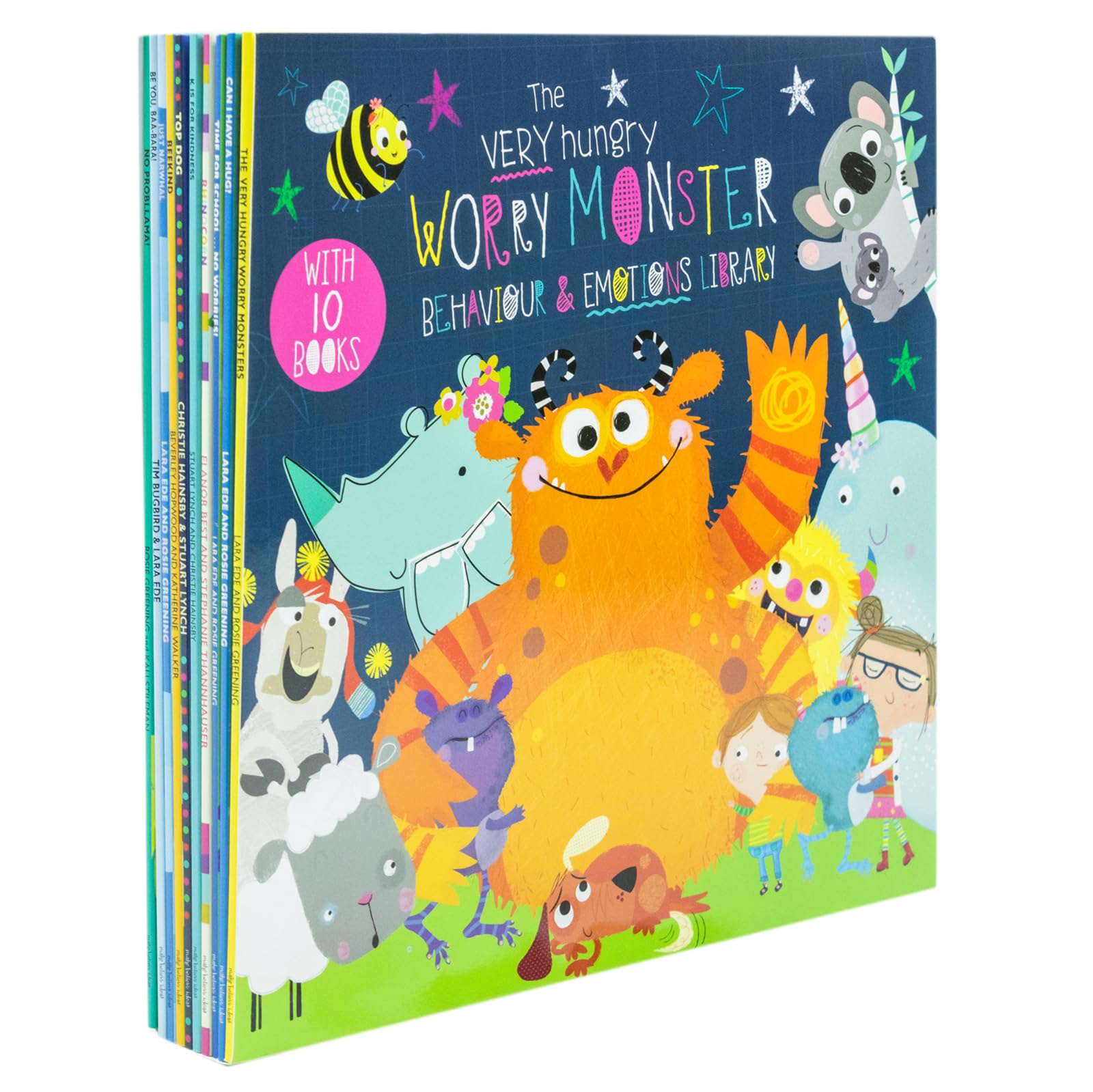 Very Hungry Worry Monster Behaviour and Emotions Library 10 Book Set ...