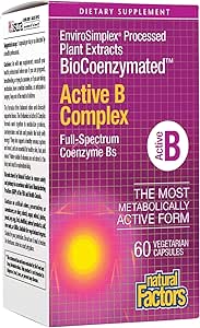 Natural Factors Active B Complex | Metabolism Support, Stress Relief ...