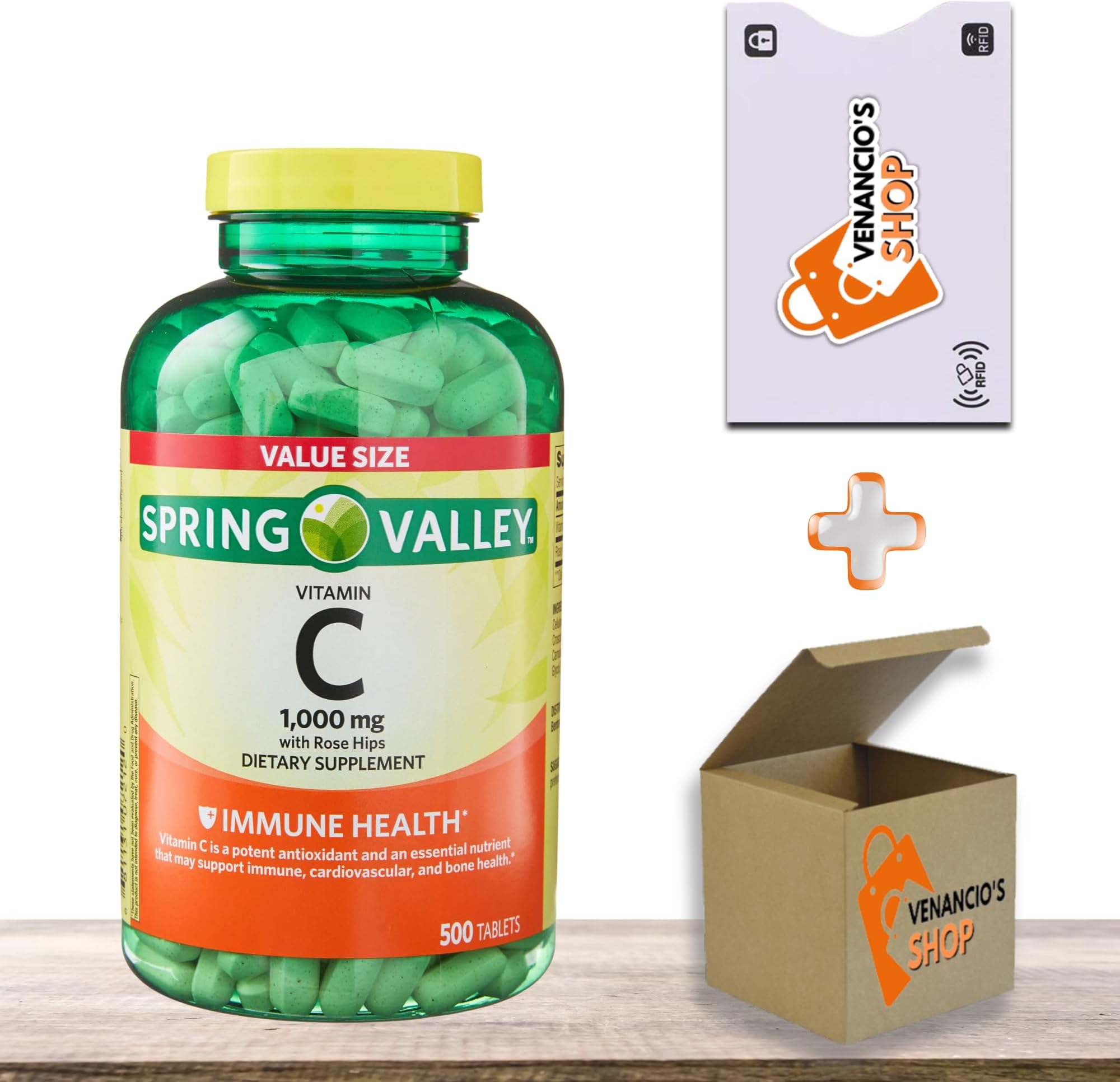 Amazon.com: Spring Valley Vitamin C 1000mg with Rose HIPS Tablets ...