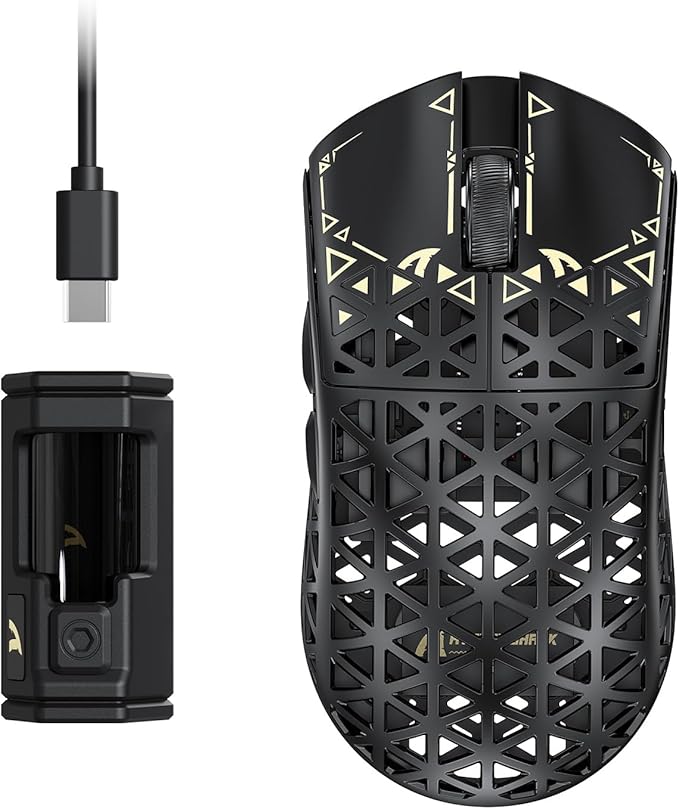 ATTACK SHARK R5 Ultra Carbon Fibre HyperSpeed Wireless Gaming Mouse ...