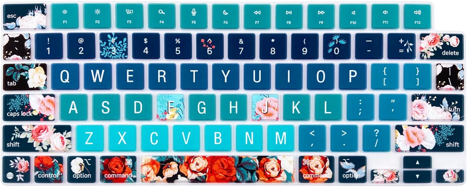 Amazon.com: WSLUCKO Keyboard Cover Skin for 2021-2024 MacBook Pro 14/16 ...