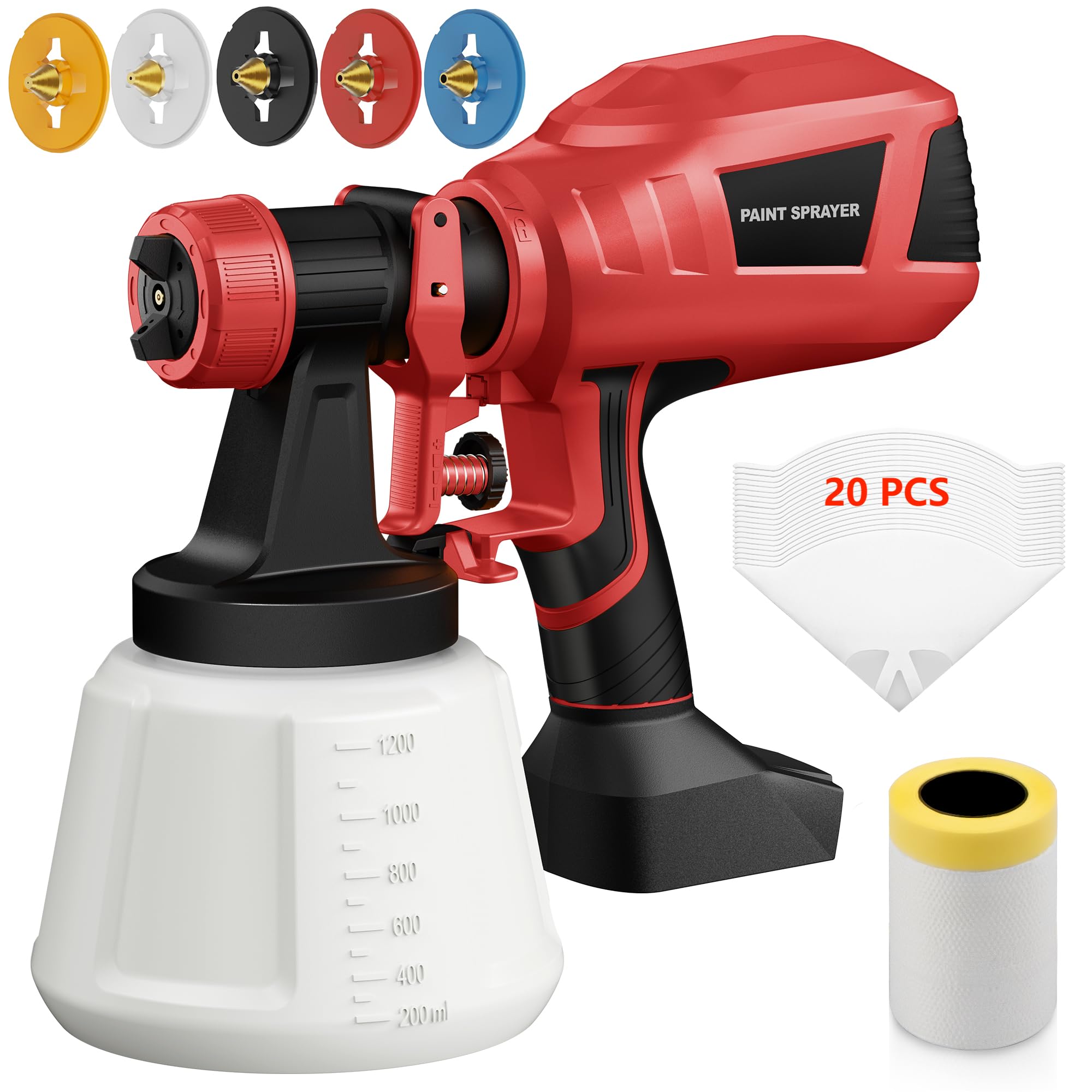 Amazon.com : Cordless Paint Sprayer Compatible with Milwaukee M18 18V ...