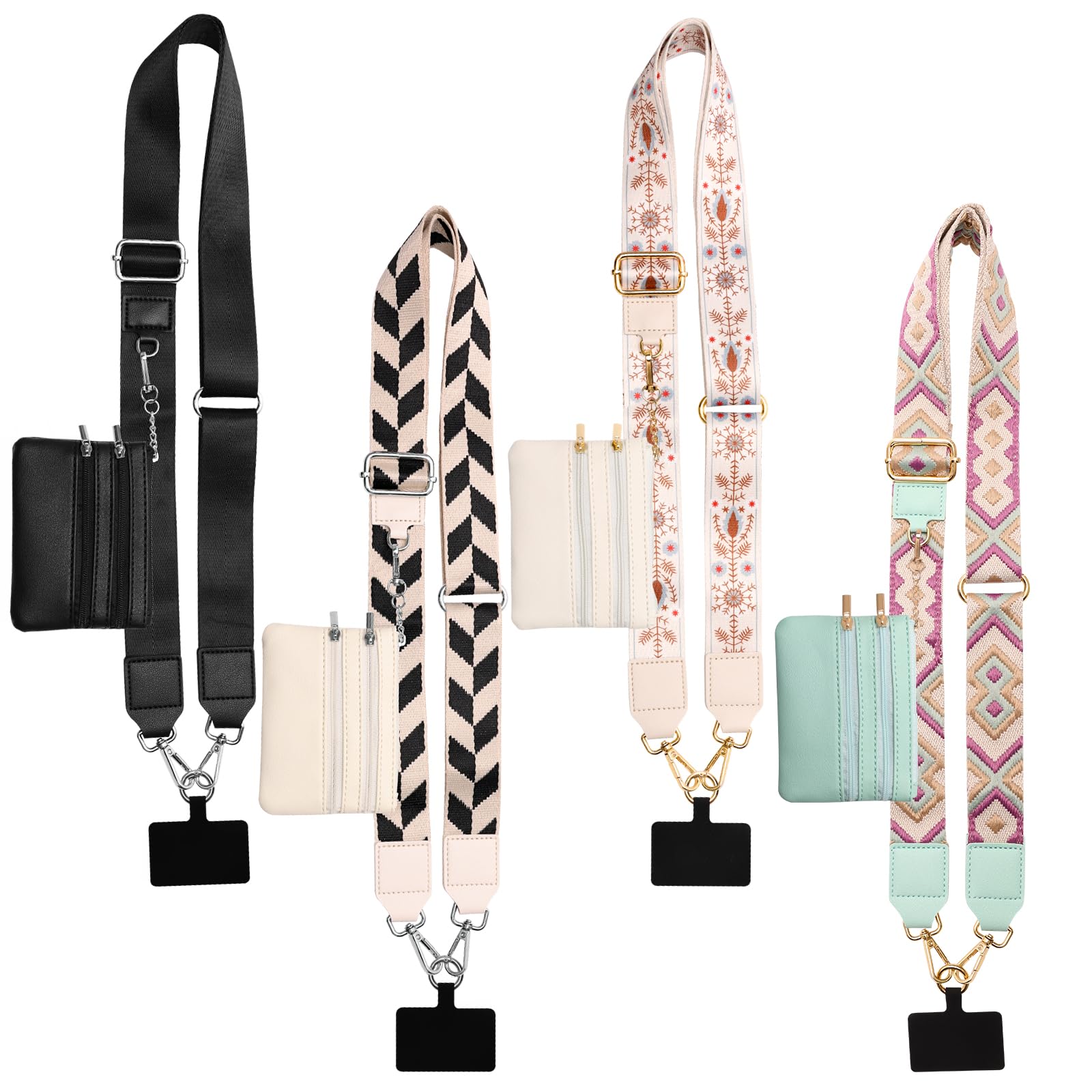 Amazon.com: DVNGU 4P Clip and Go Strap for Phone with Wallet Crossbody ...