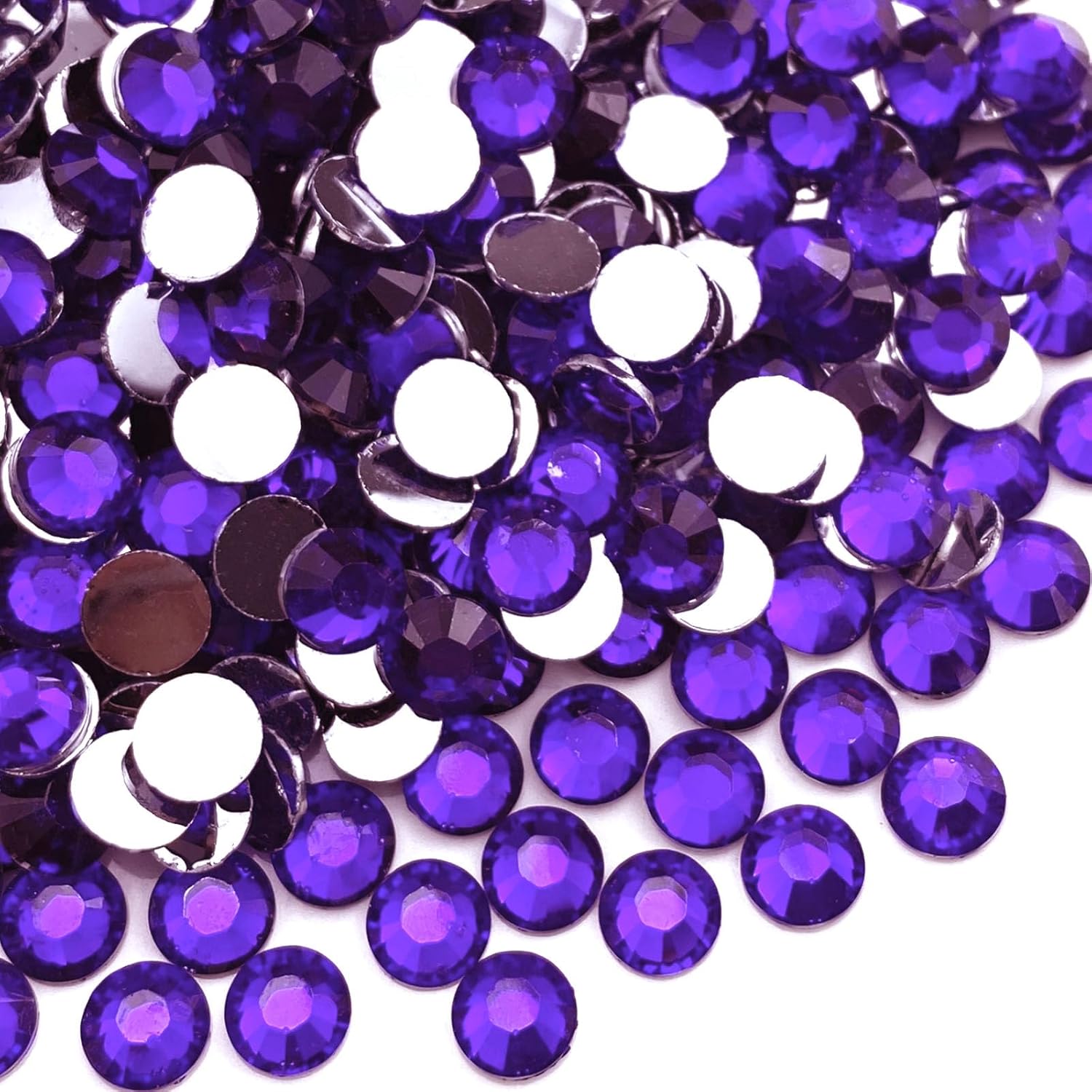 Amazon.com: Jmassyang 5000 Pieces 4mm Resin Flatback Rhinestone Round ...