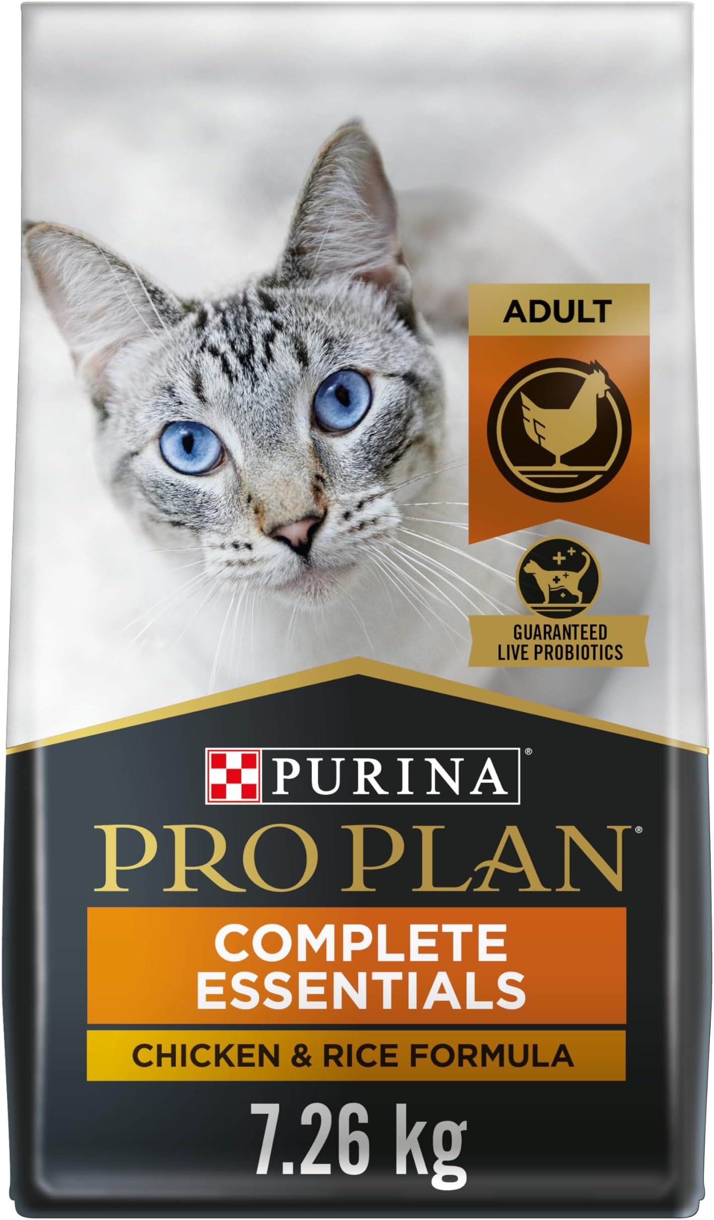 Purina Pro Plan Dry Cat Food, Complete Essentials Chicken & Rice - 7.26 ...