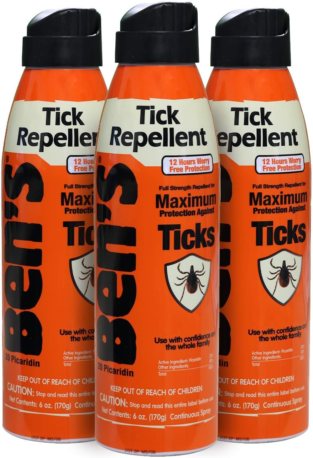 Amazon.com: Ben's Tick Repellent Spray 6 oz (Pack of 3) : Health ...