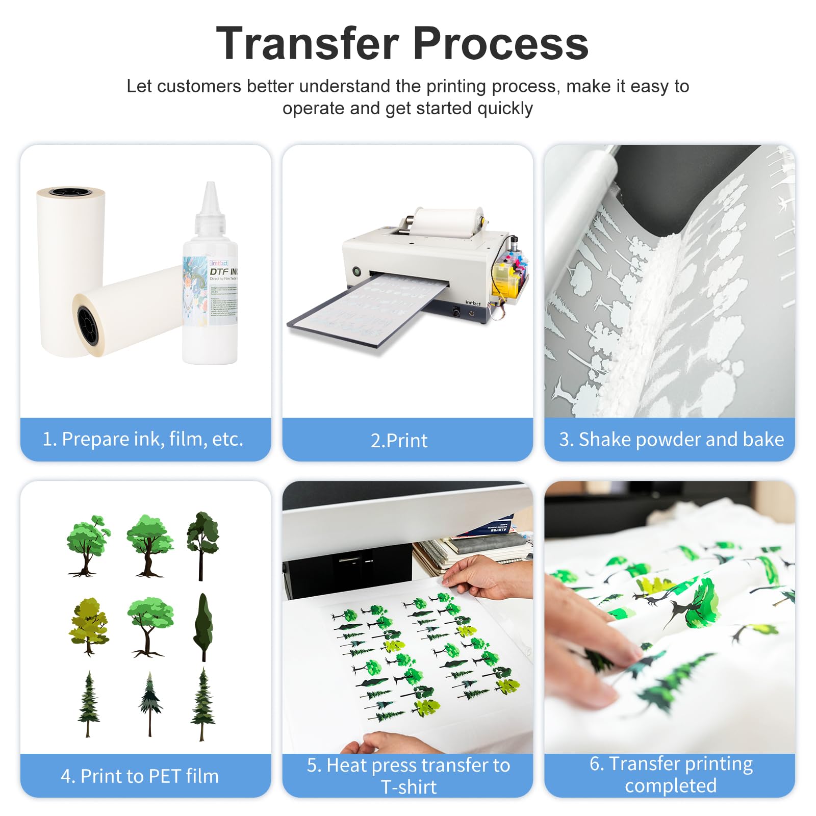 Snapklik.com : DTF White Ink 100ML, Premium DTF Ink For PET Film Heat ...