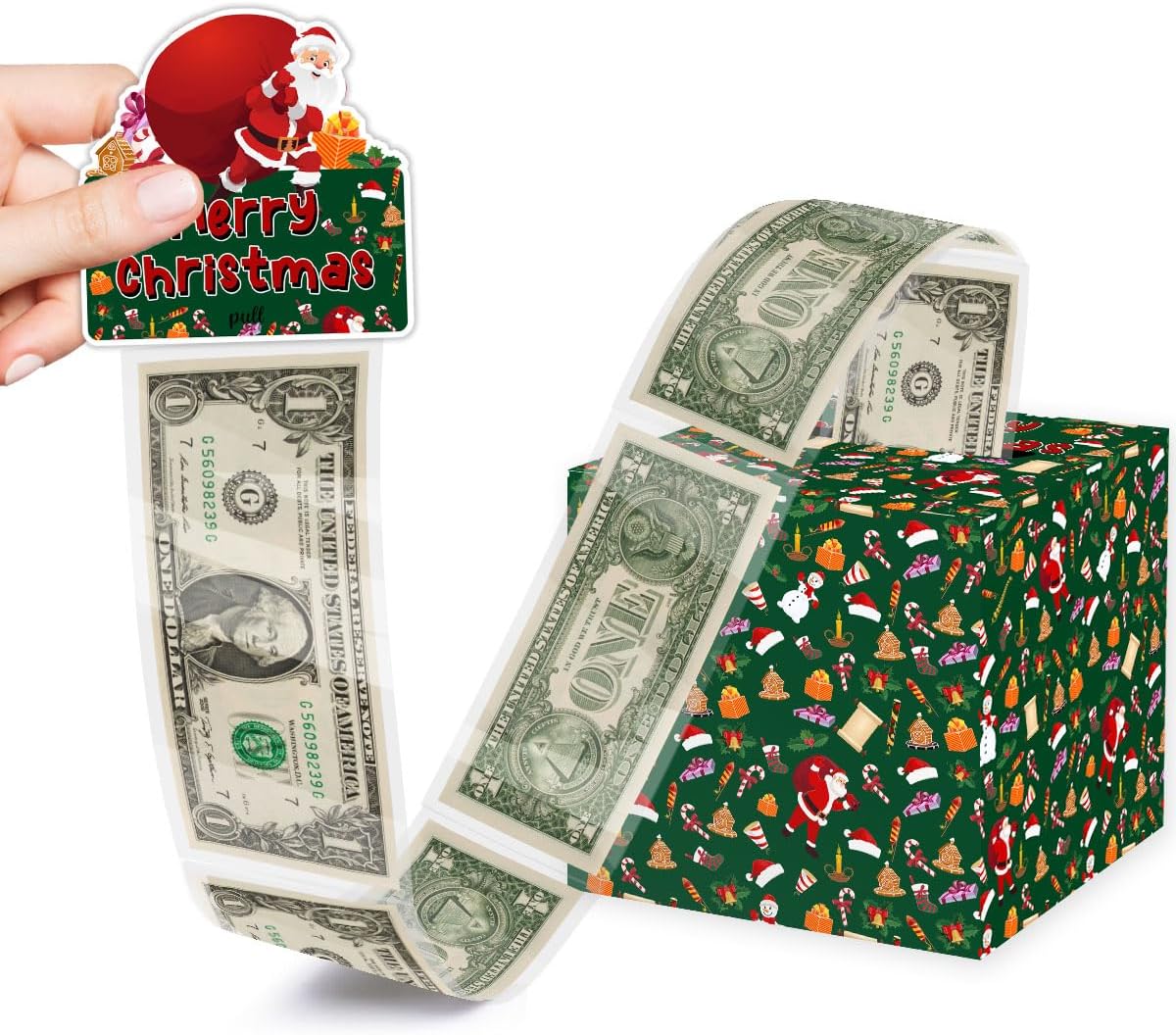 Amazon.com : Surprise Money Box Cash Gift Pull, for Women Men, Fun ...