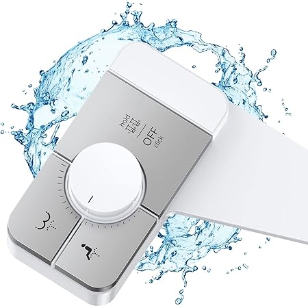 Veken Bidet Attachment for Toilet, Ultra-Slim Self Cleaning Fresh Water ...