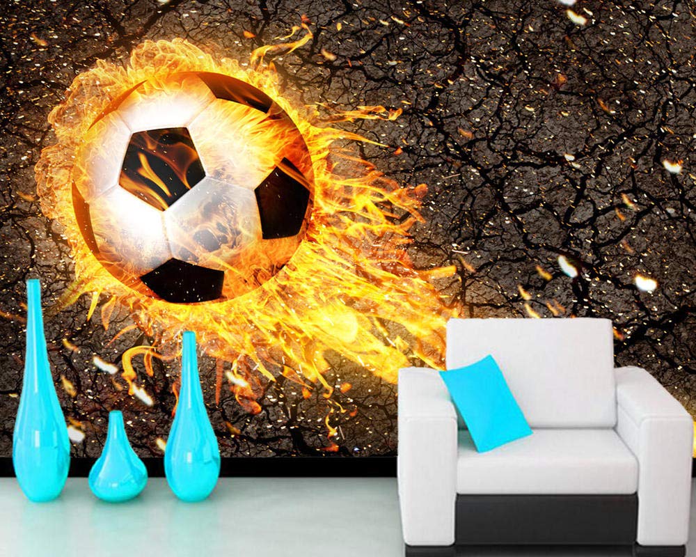 Kult Flammende Fotball Tapet