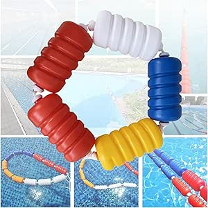 Amazon.co.jp: Floating Pool Safety Divider Swim Lane Line, 3.3ft to ...