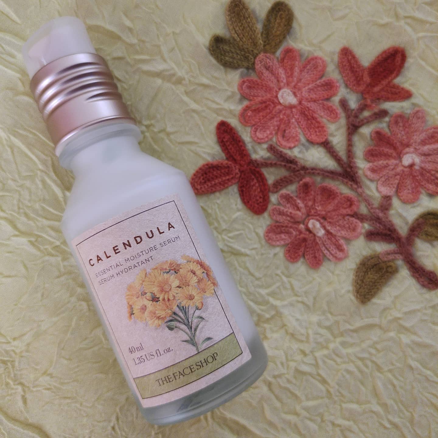The Face Shop Calendula Essential Moisture Face Serum with Calendula ...