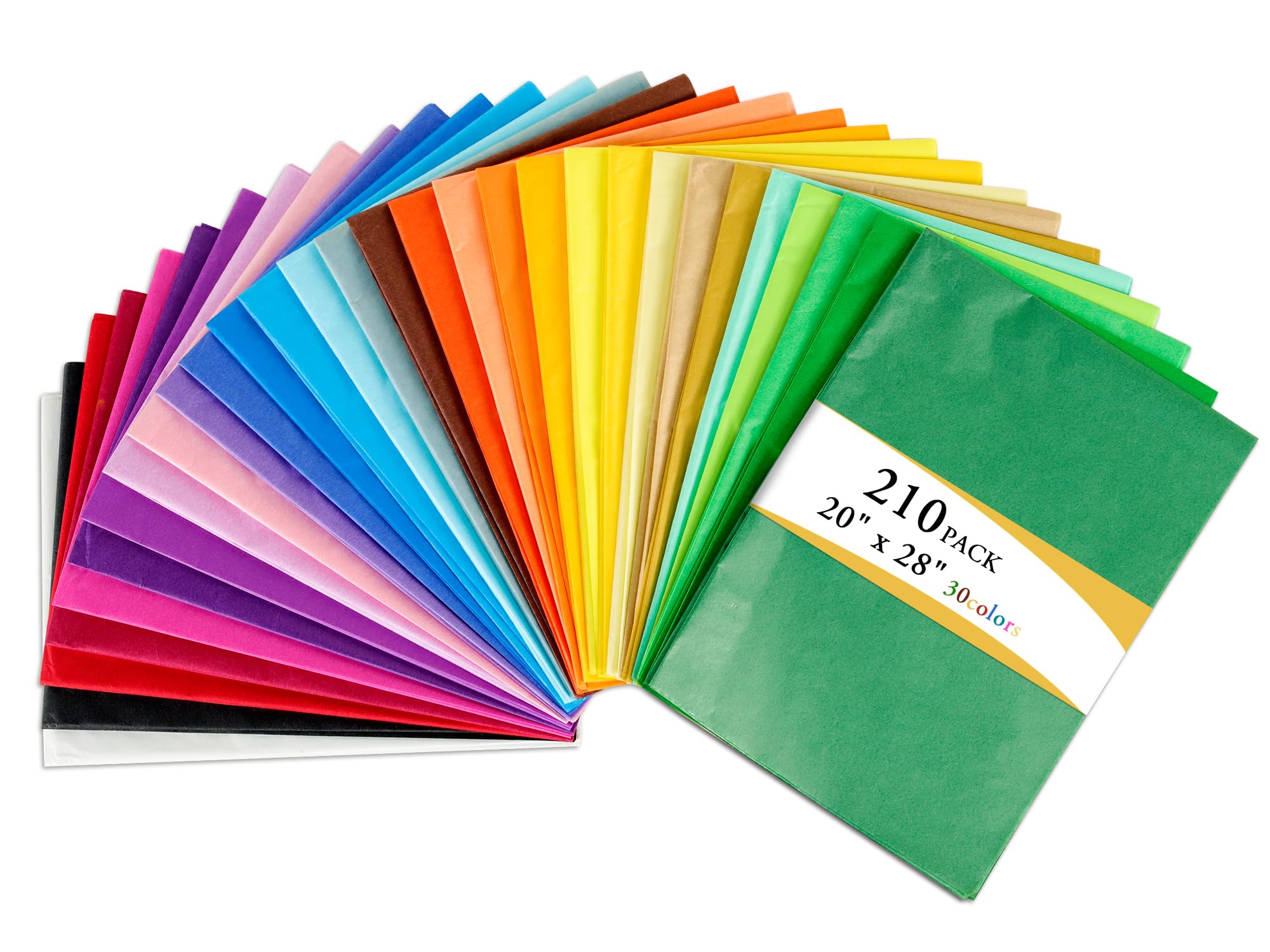 Amazon.com: PINWATT 210 Sheets Tissue Paper for Gift Bags, 30 Assorted ...